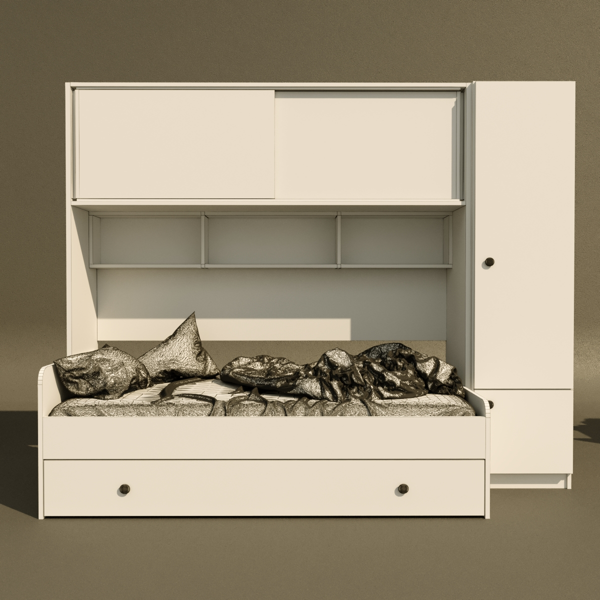 5 item bunk bed design collection. 3D - TurboSquid 1730480