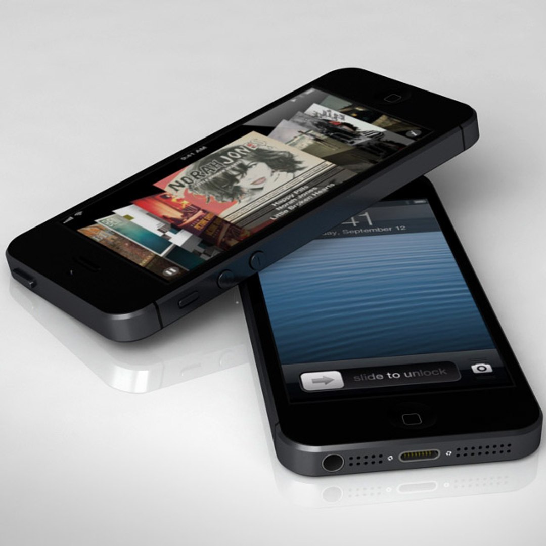 Apple Iphone 5 Black Obj
