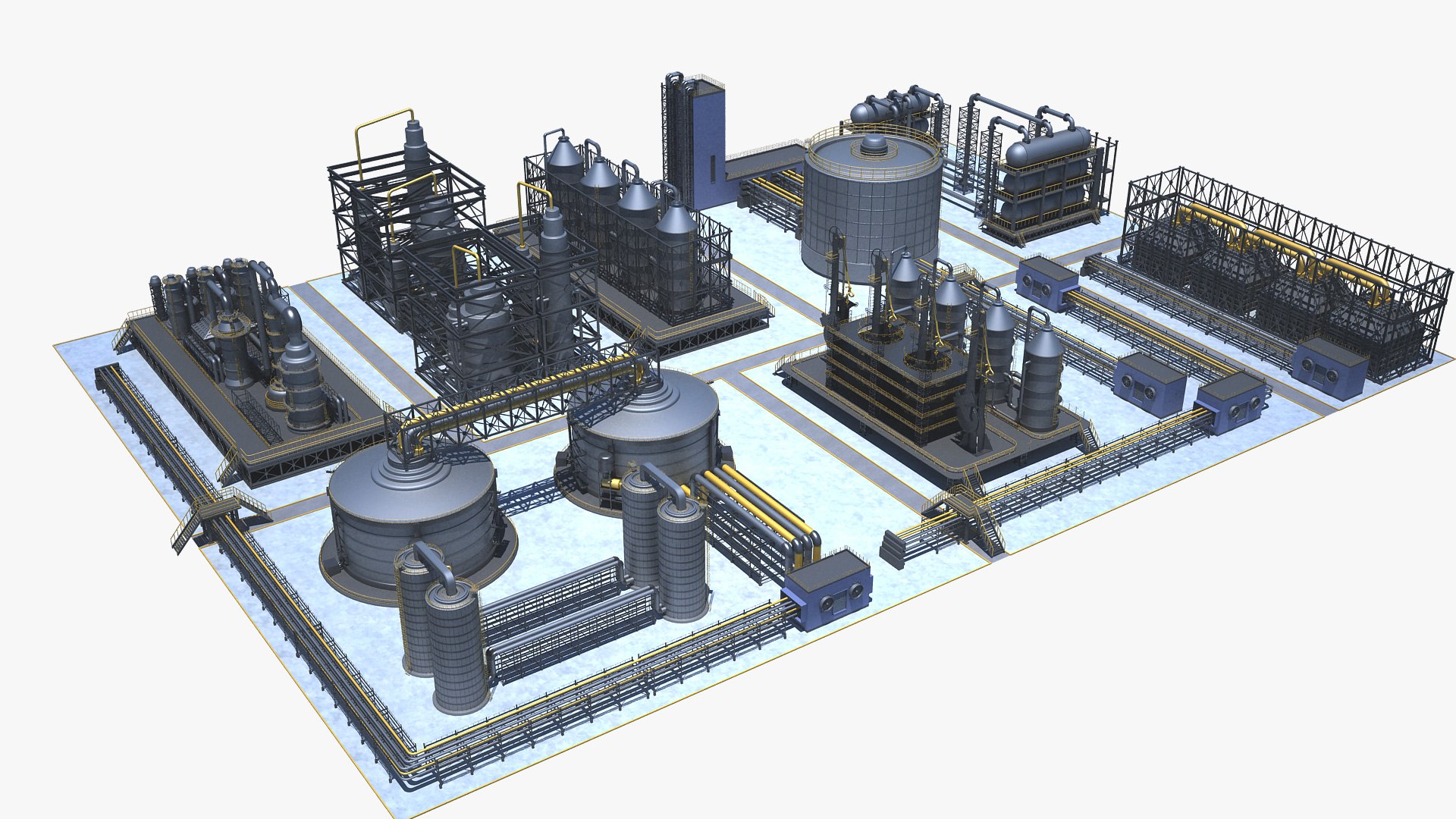 4-Industrial area set -02 3D model - TurboSquid 2036298