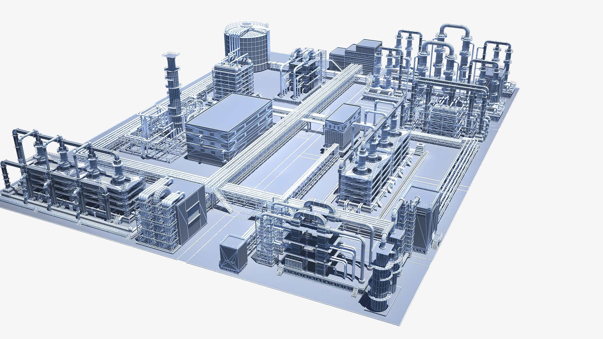 4-Industrial area set -02 3D model - TurboSquid 2036298