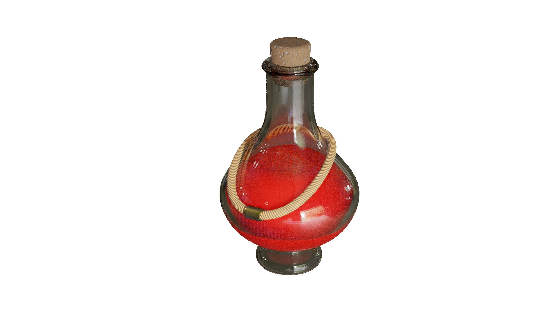 Magic Potion Red 3D Model - TurboSquid 2120259