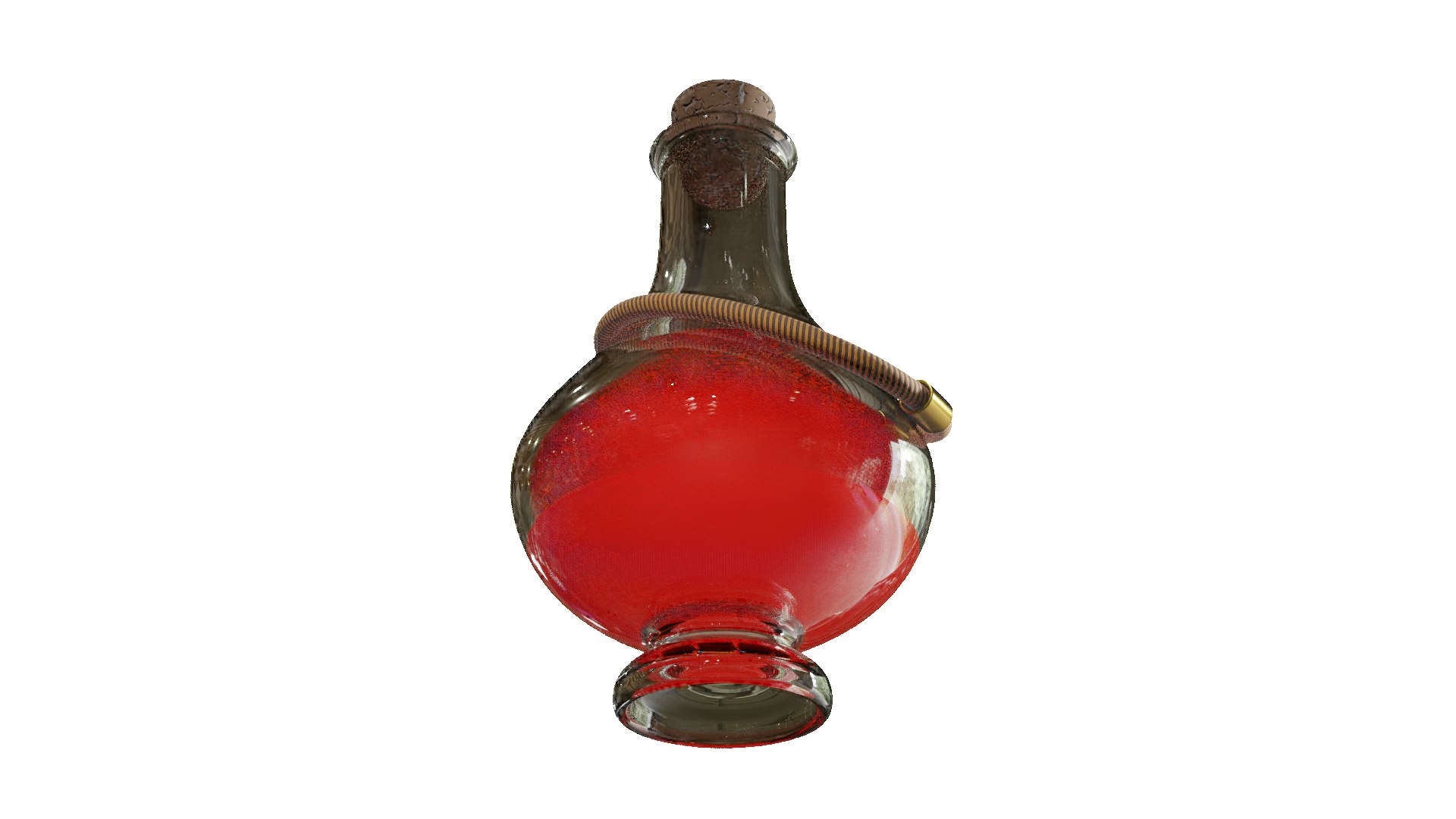 Magic Potion Red 3D Model - TurboSquid 2120259