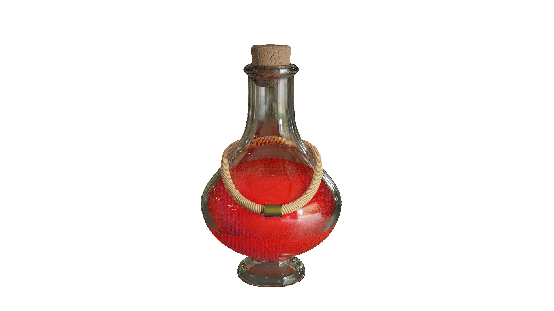 Magic Potion Red 3D Model - TurboSquid 2120259