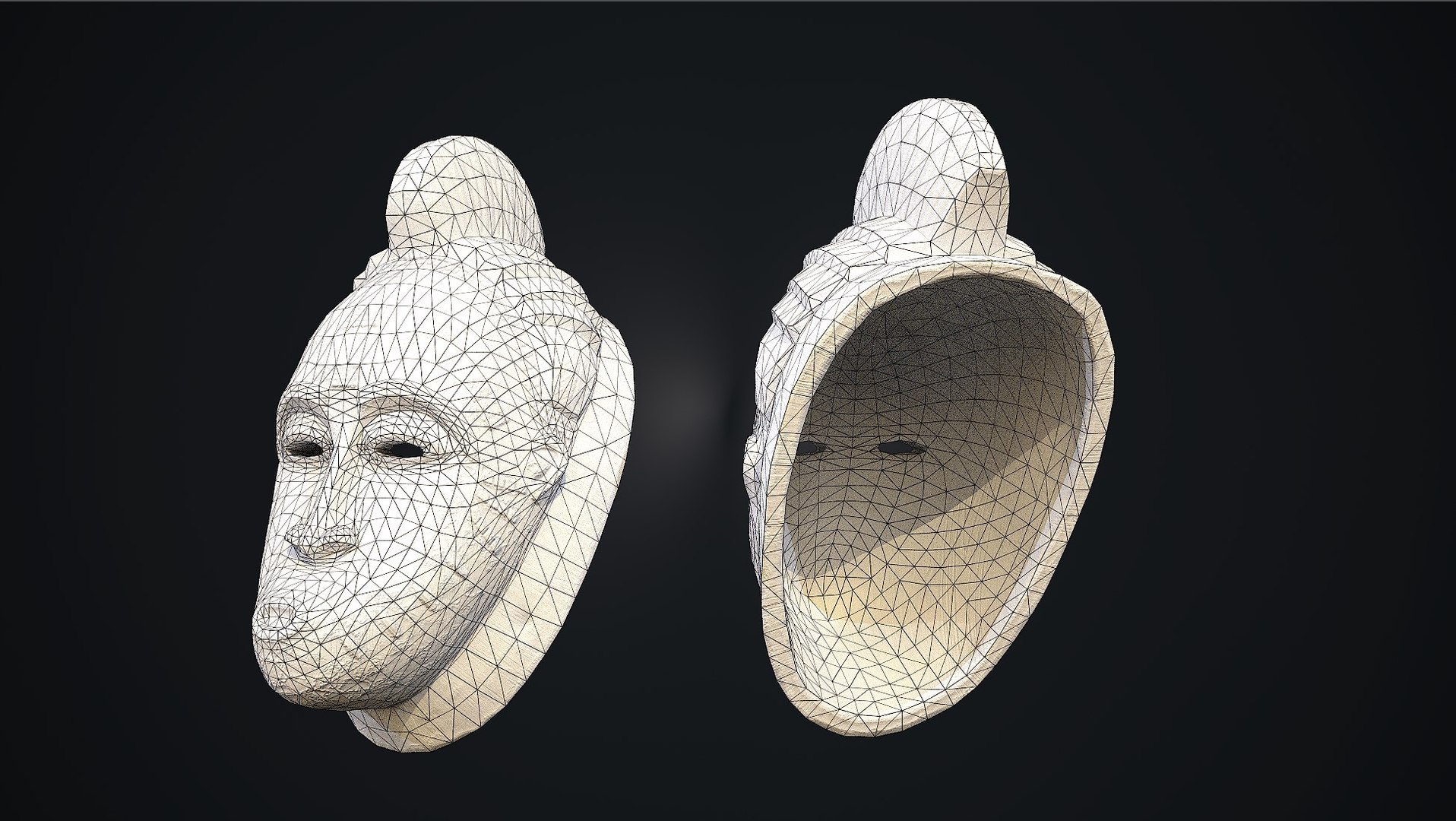 3D African Tribal Mask Model - TurboSquid 2174111