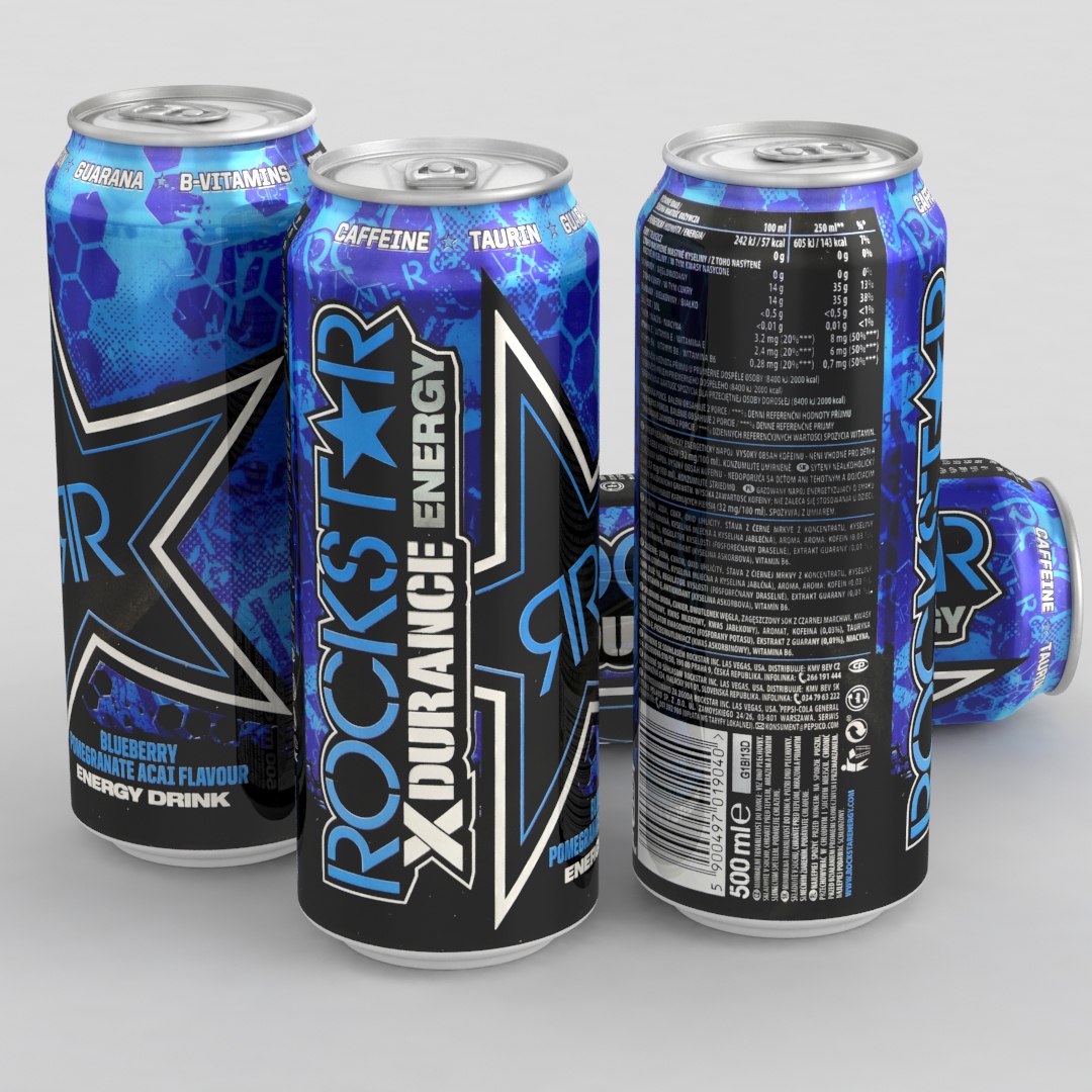 Blue Rockstar Energy Logo