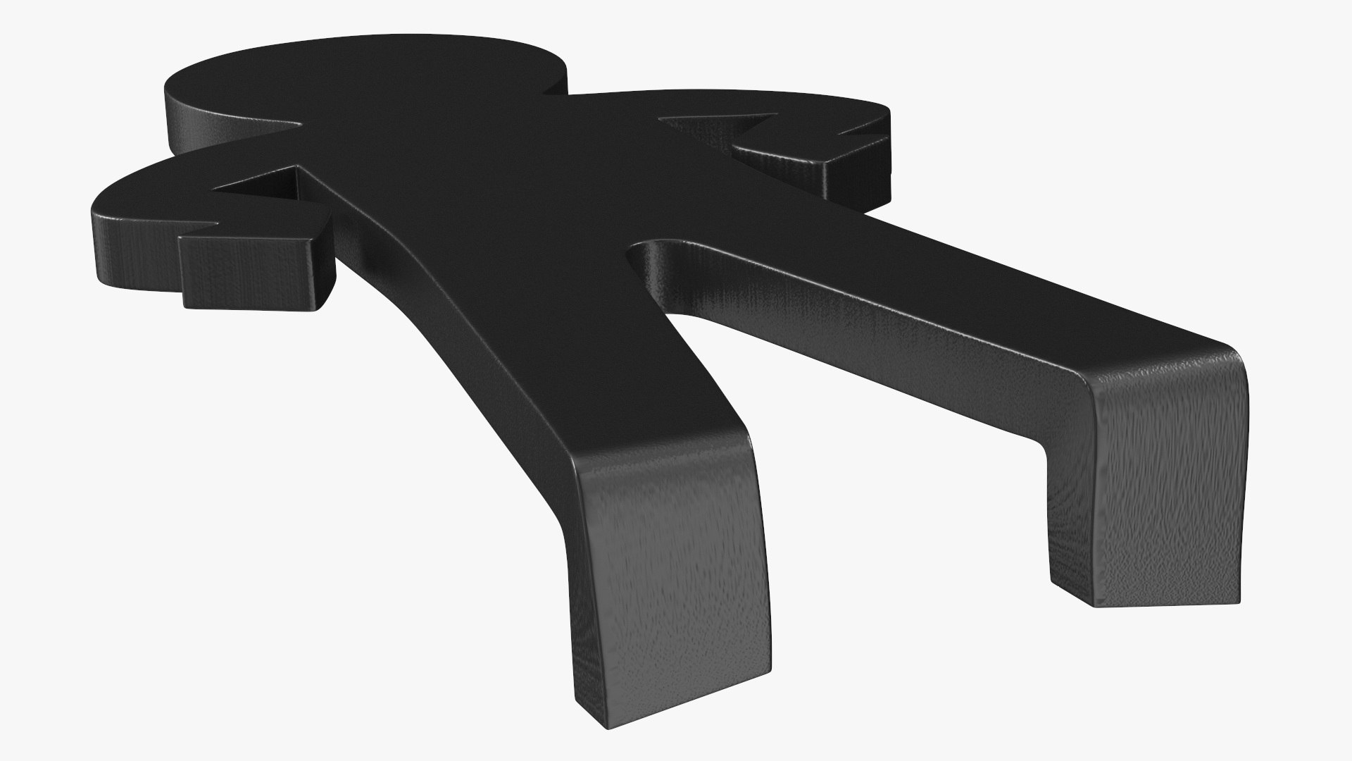 3D Plastic Stickman Confident Pose Black - TurboSquid 2112728