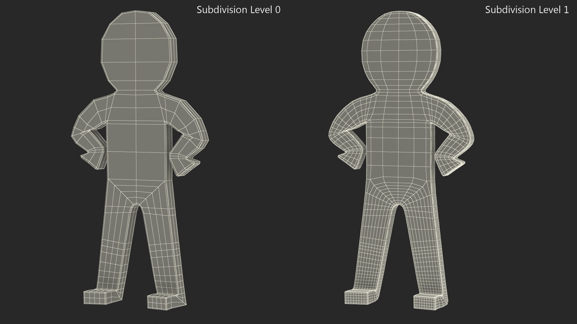3D Plastic Stickman Confident Pose Black - TurboSquid 2112728