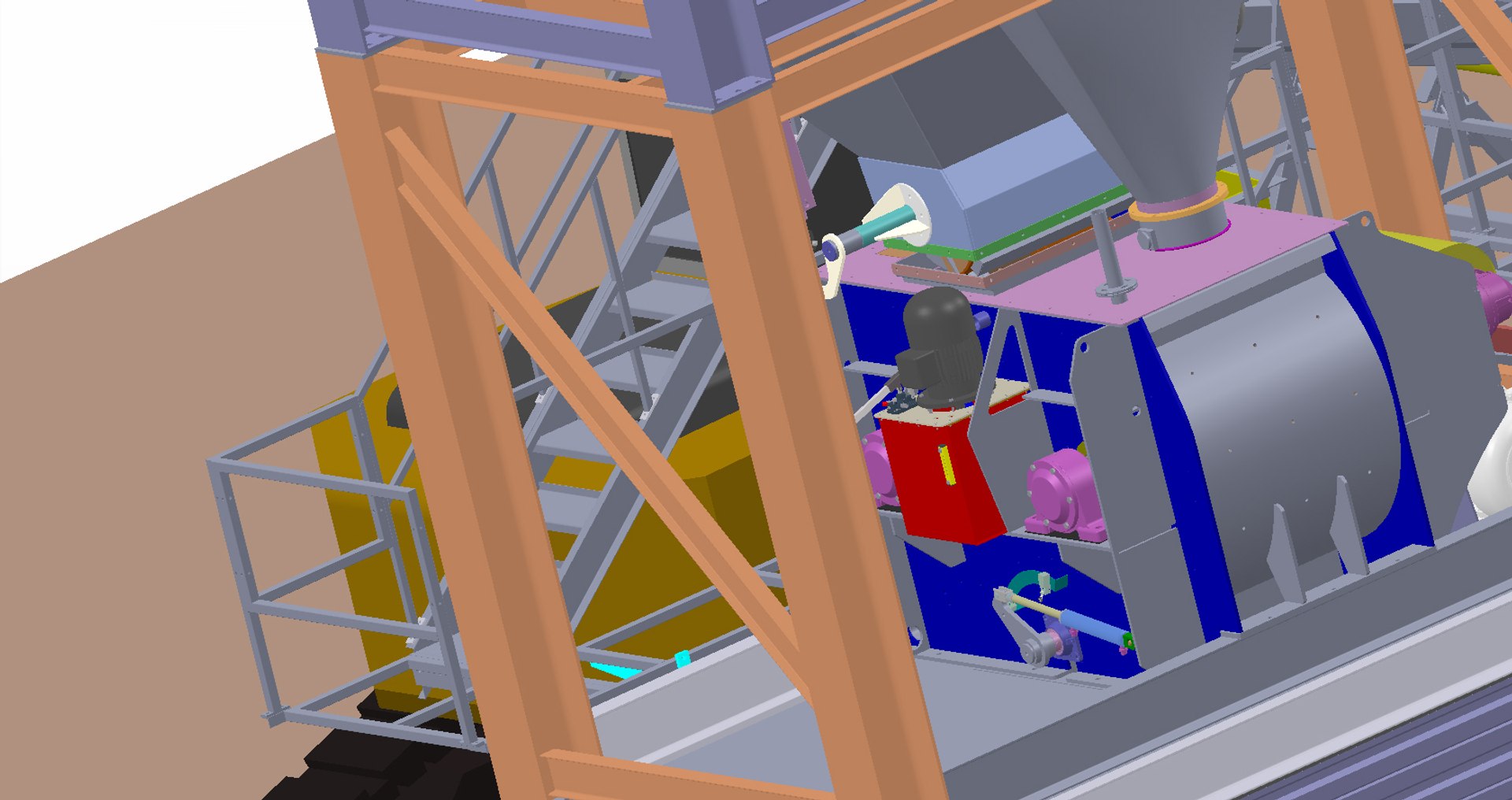 3D Model Asphalt Plant 160 Tons - TurboSquid 1470095