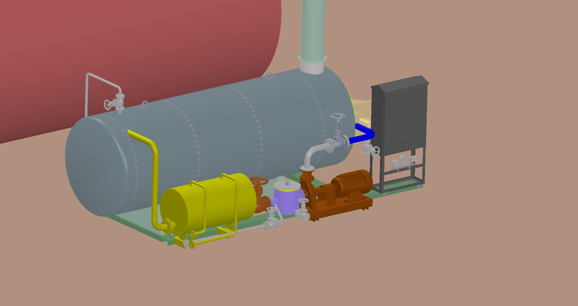 3D Model Asphalt Plant 160 Tons - TurboSquid 1470095