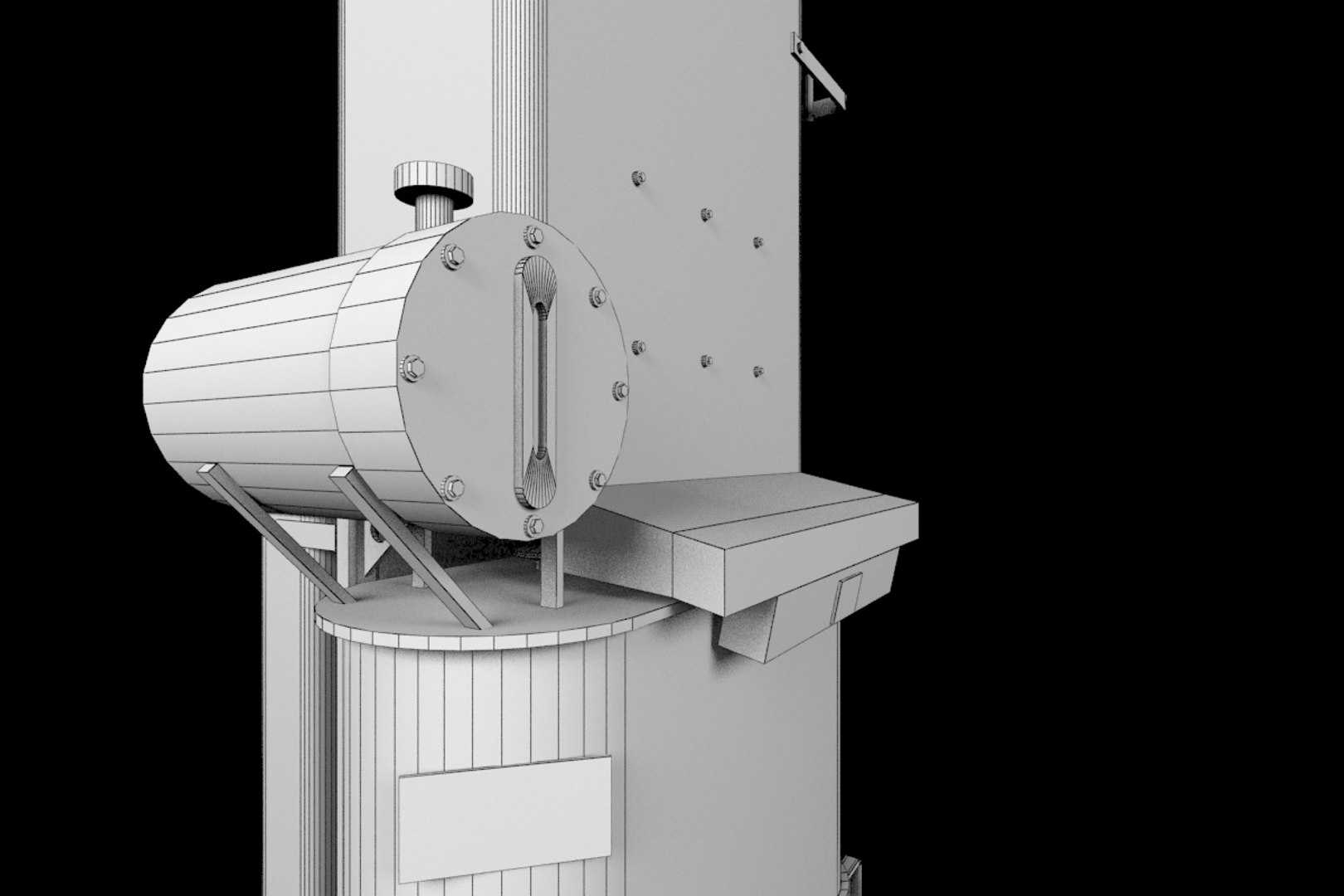 Electrical Transformator 3d Model