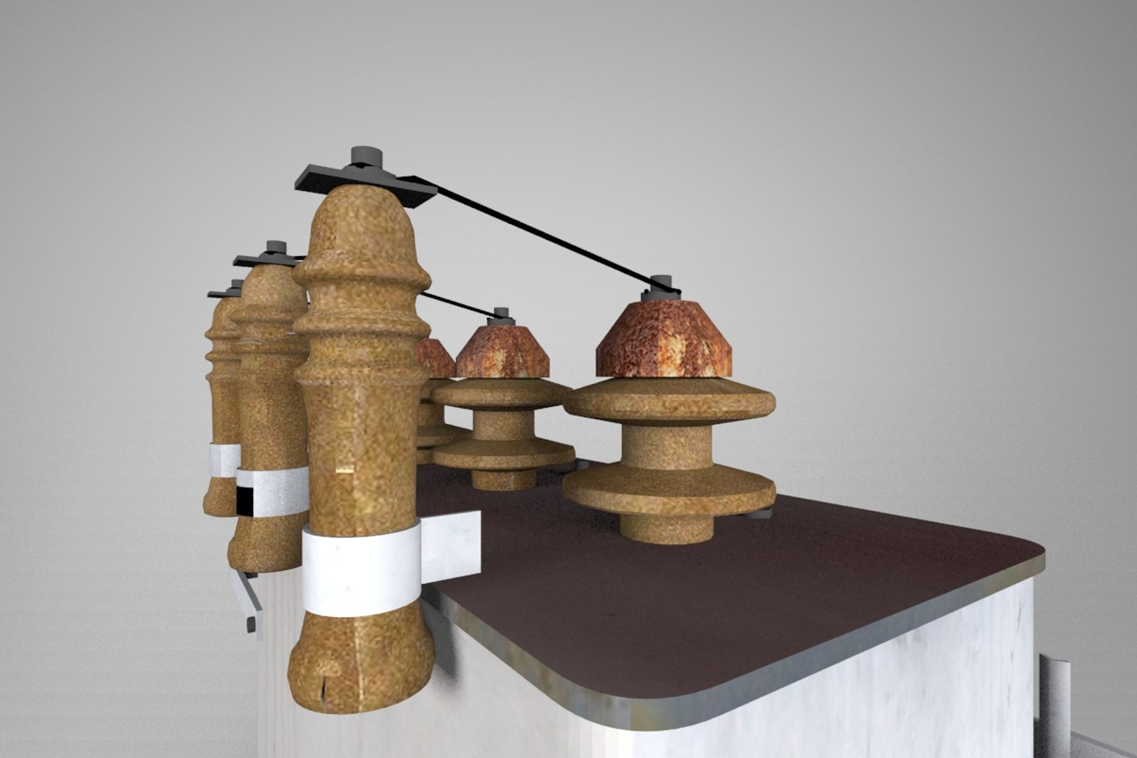 Electrical Transformator 3d Model