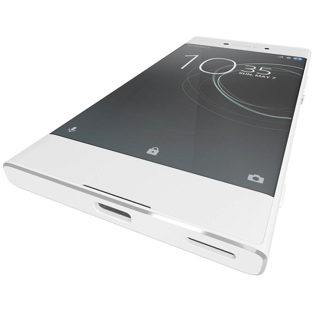 3d realistic sony xperia xa1 model