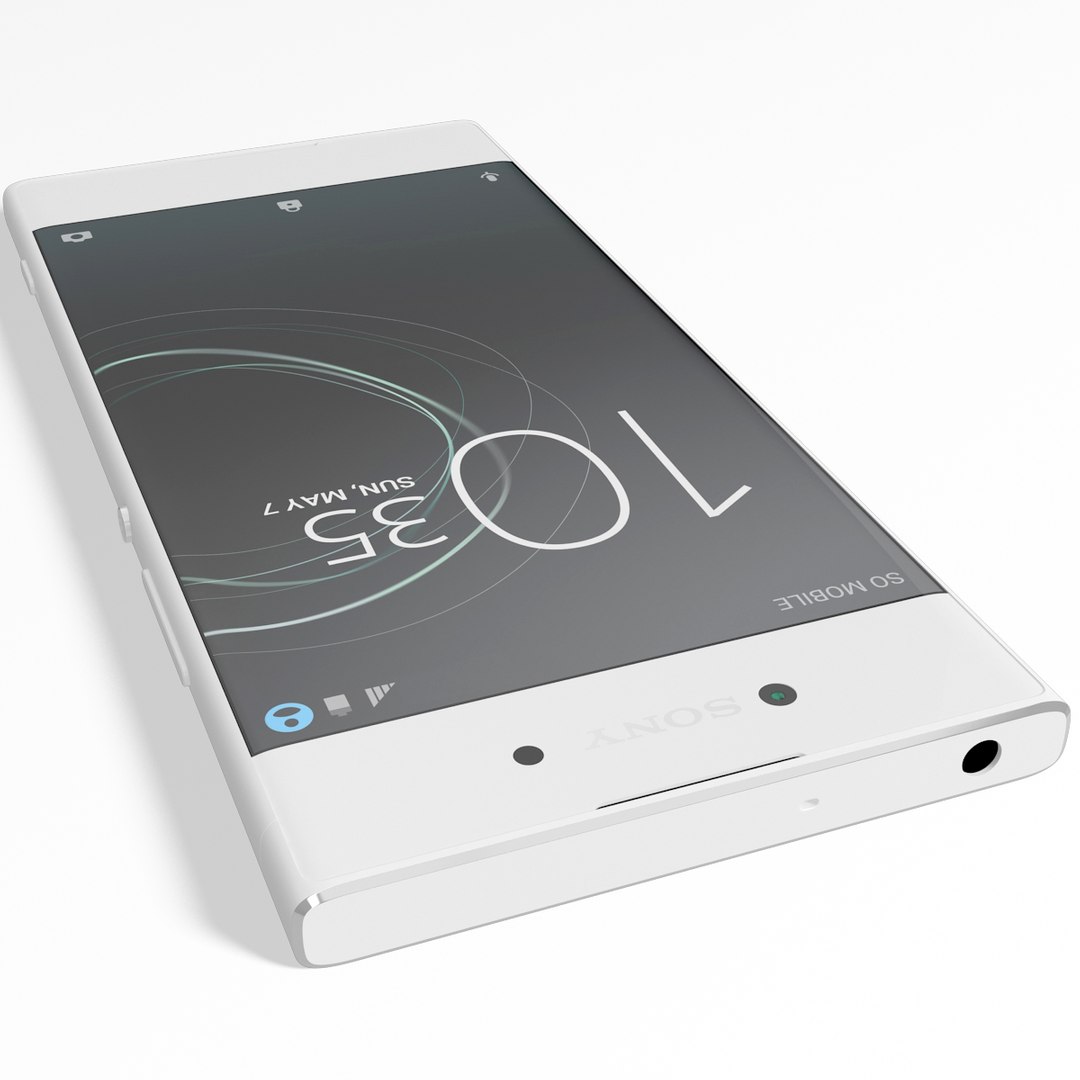 3d realistic sony xperia xa1 model