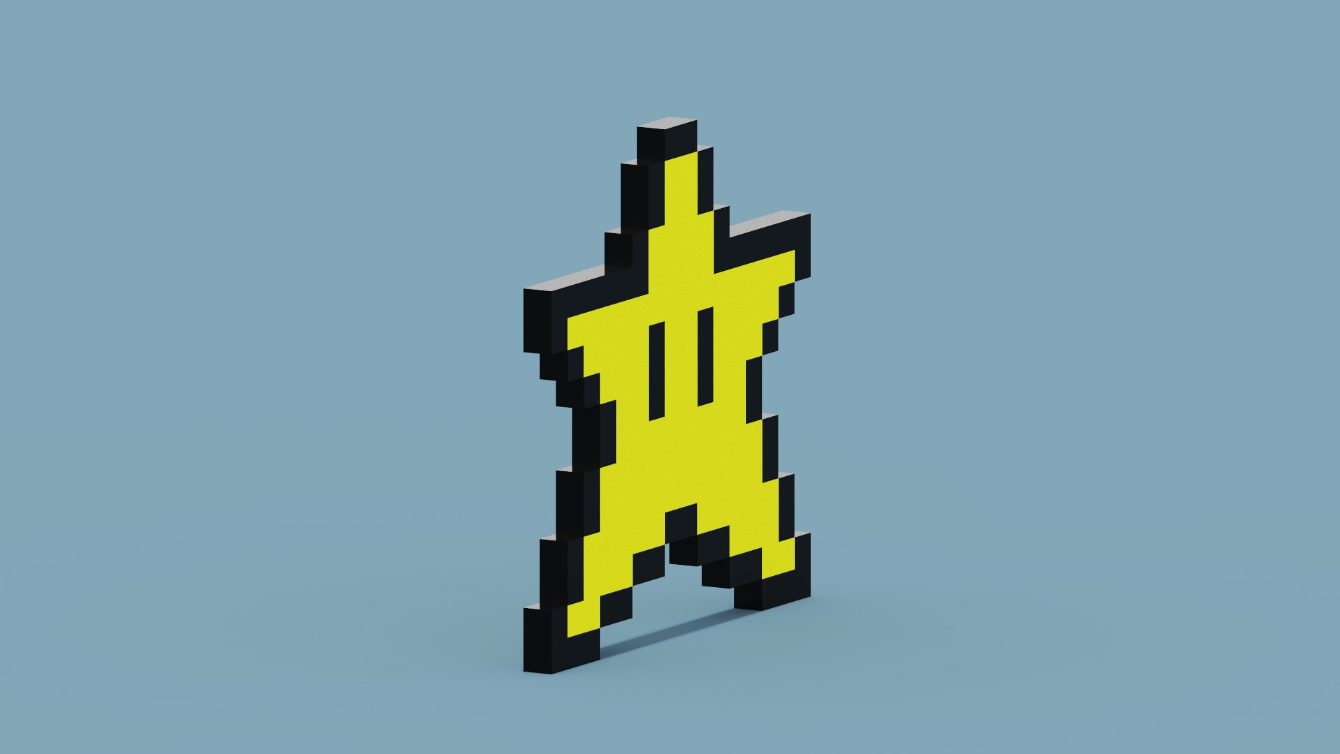 Mario Star Icon Model - TurboSquid 1984939