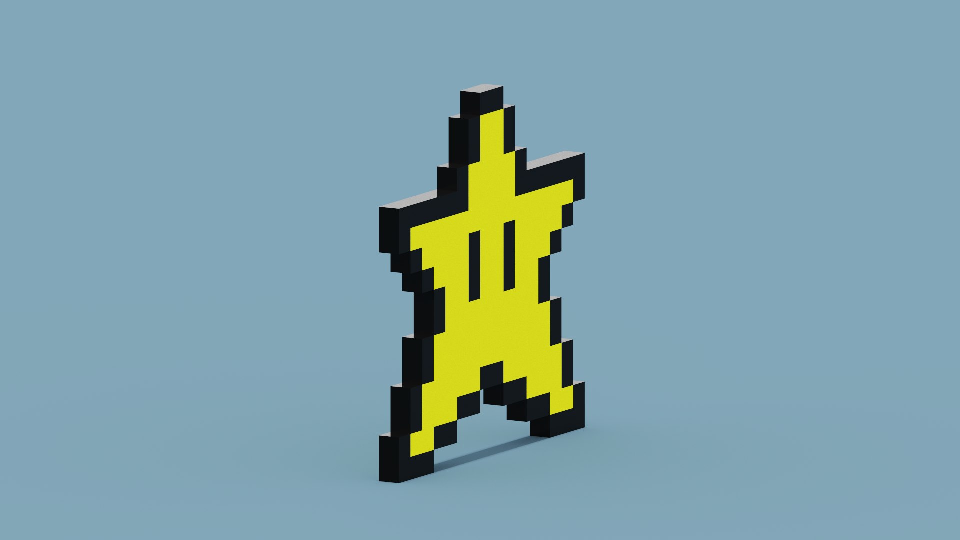 Mario Star Icon Model - TurboSquid 1984939