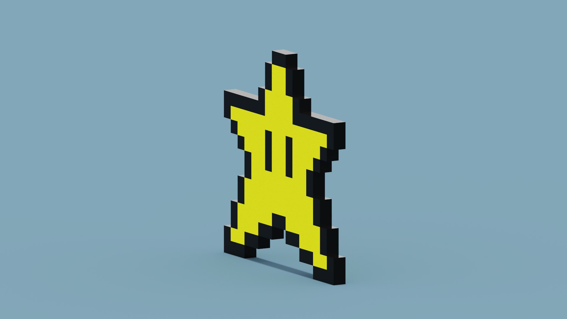 Mario Star Icon Model - TurboSquid 1984939