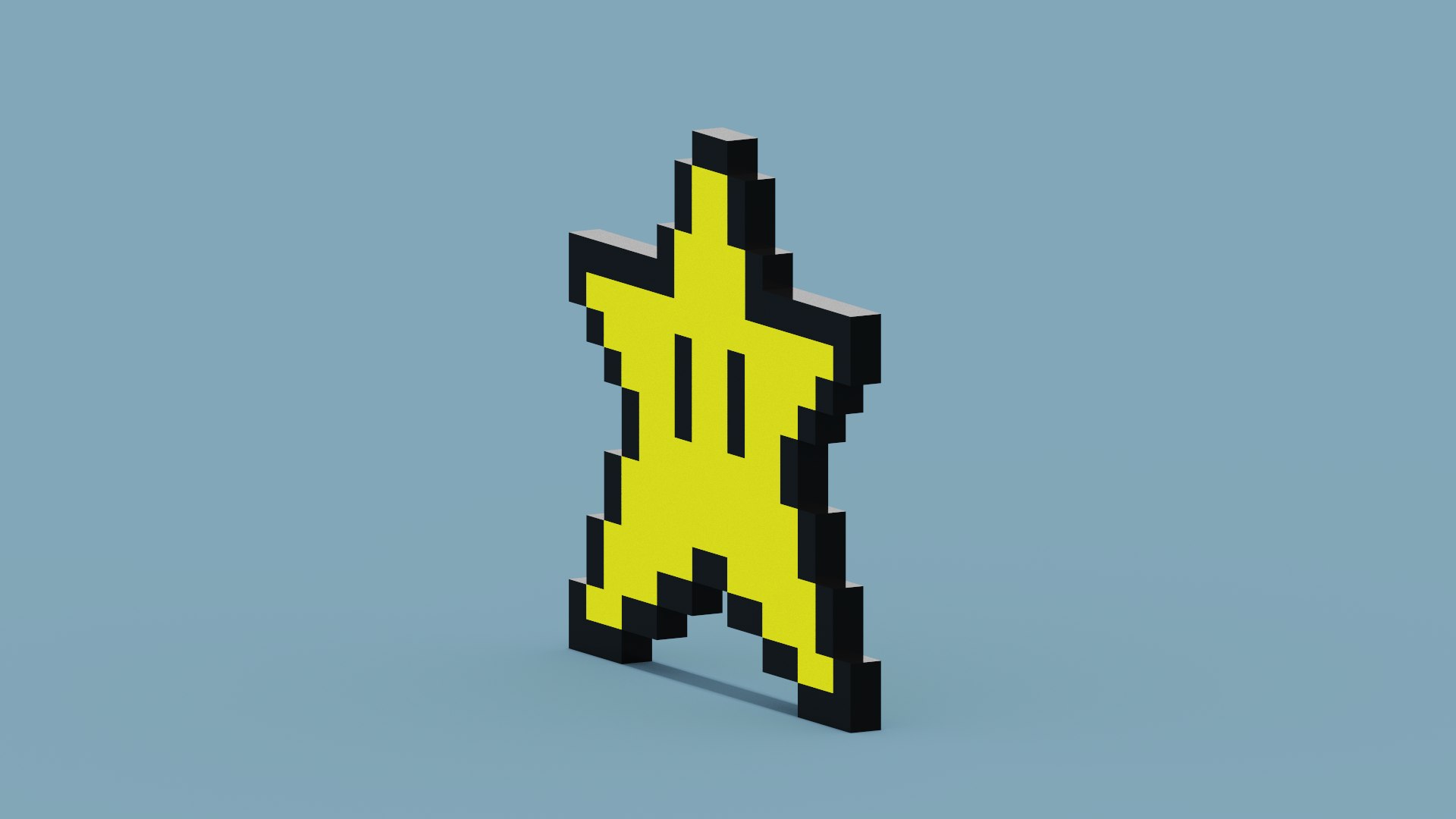 Mario Star Icon Model - TurboSquid 1984939