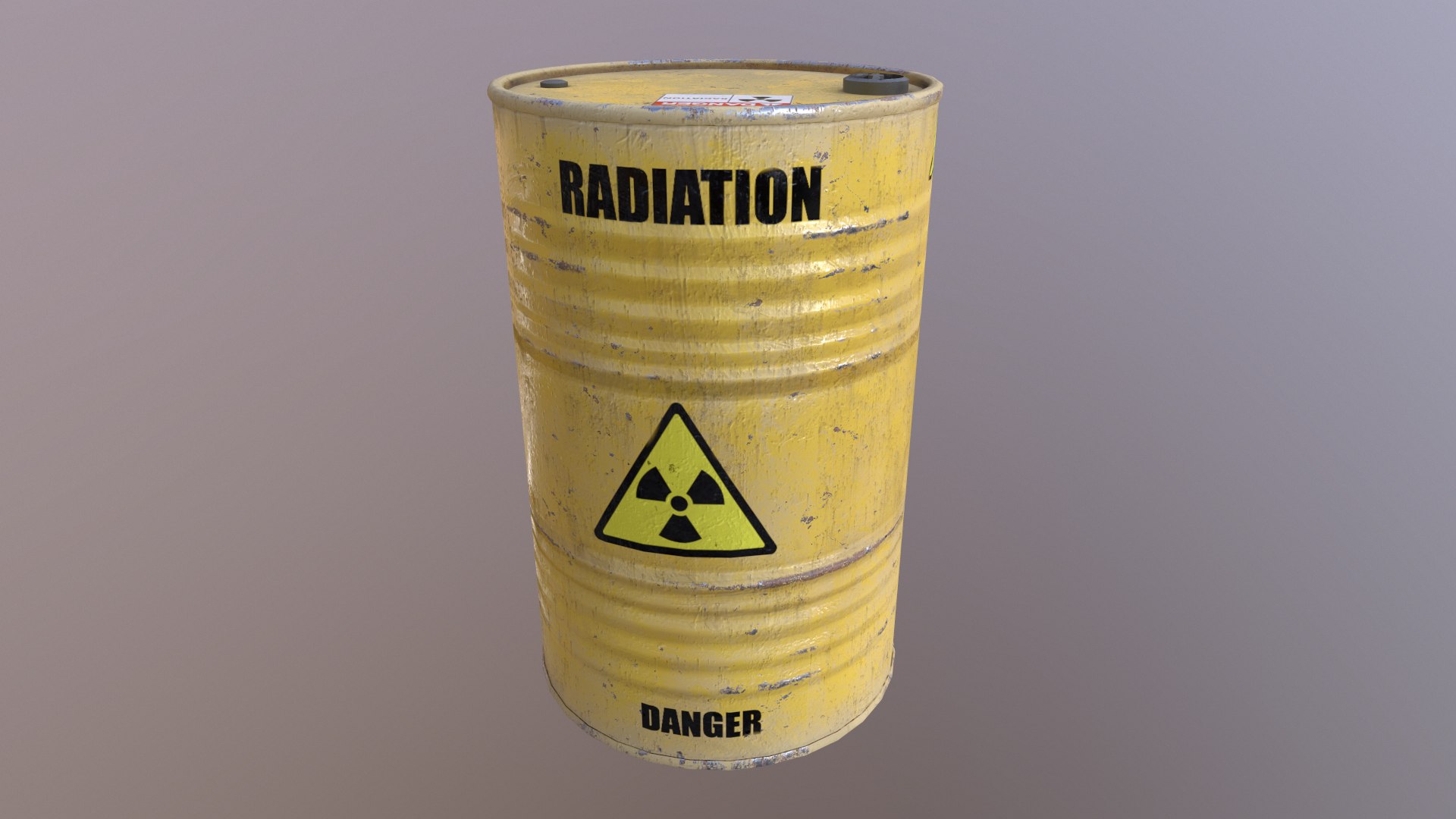 3D Barrel Radiation - PBR Game Ready Model Low-poly Model - TurboSquid ...