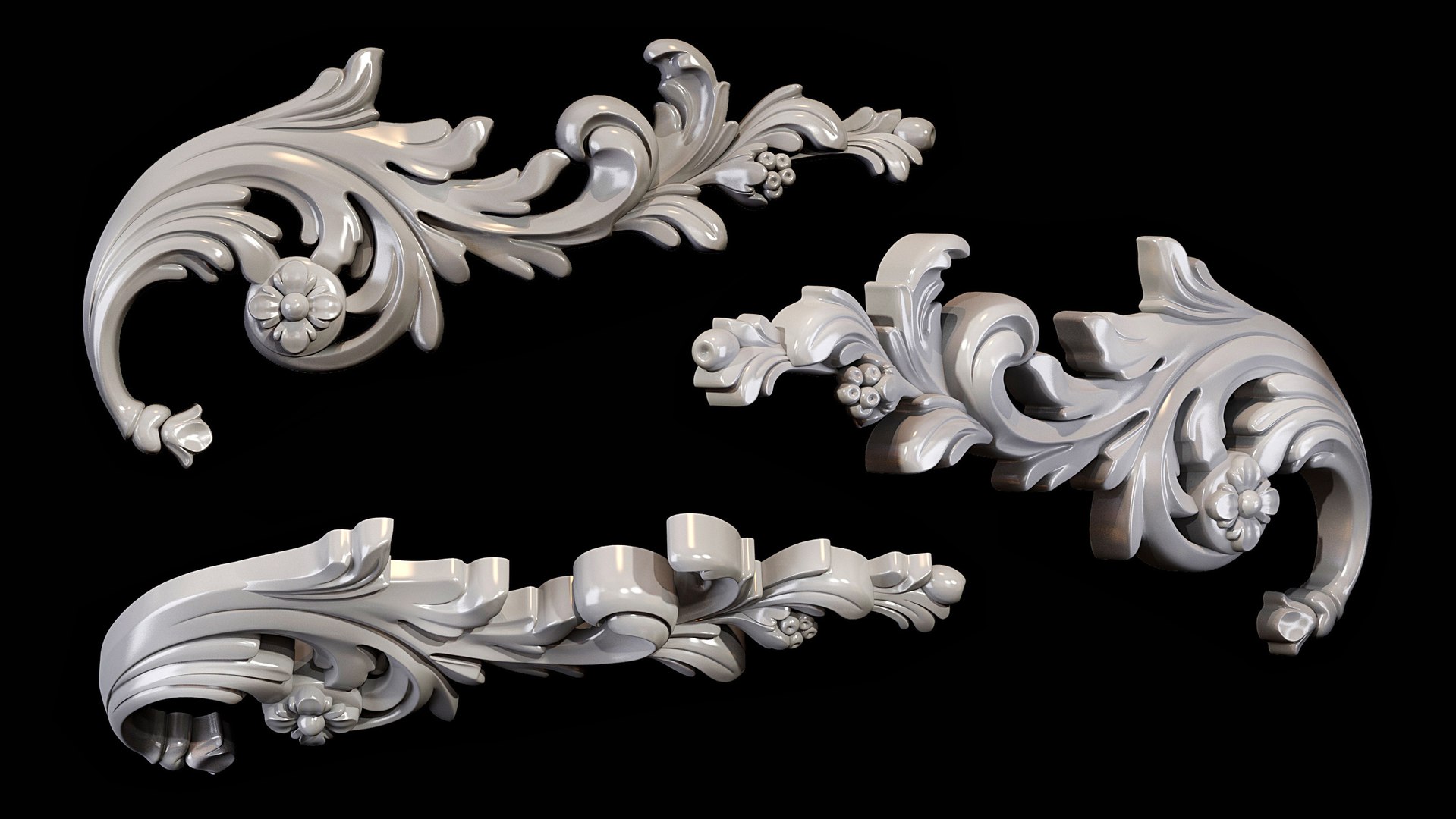 Classic Carved 3D Model - TurboSquid 1705306