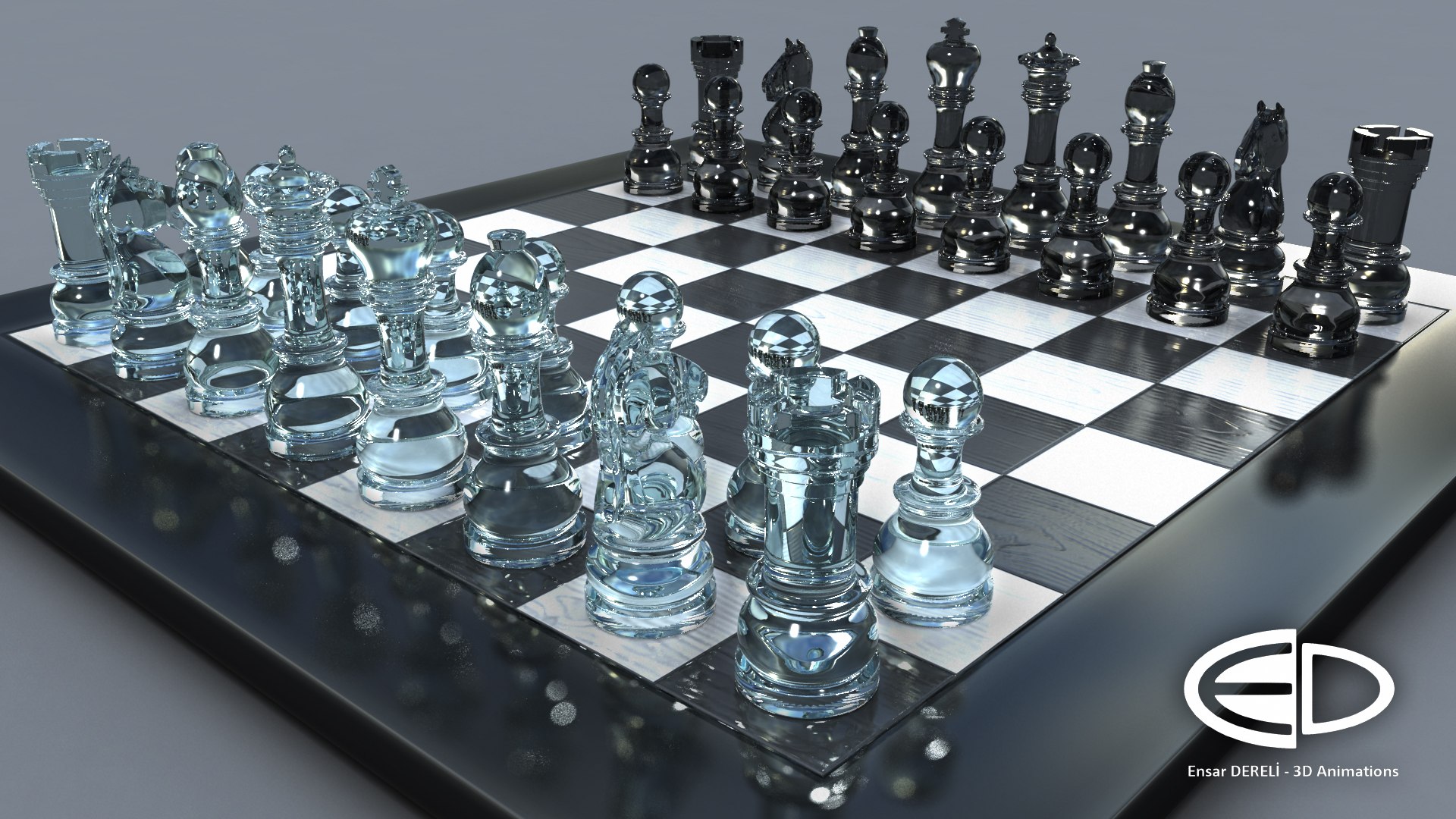 Chess Set 3d Max