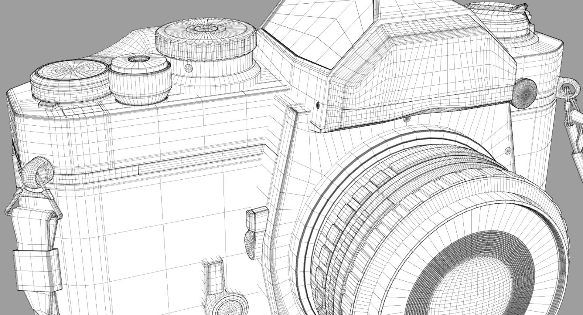 Nikon Fm2 Camera Strap 3d Model