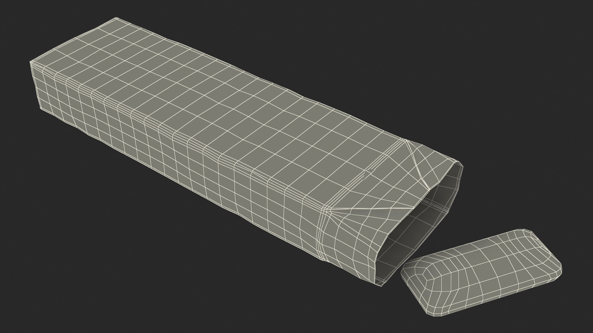 Chewing Gum Pack Open with Pad 3D model - TurboSquid 2044715