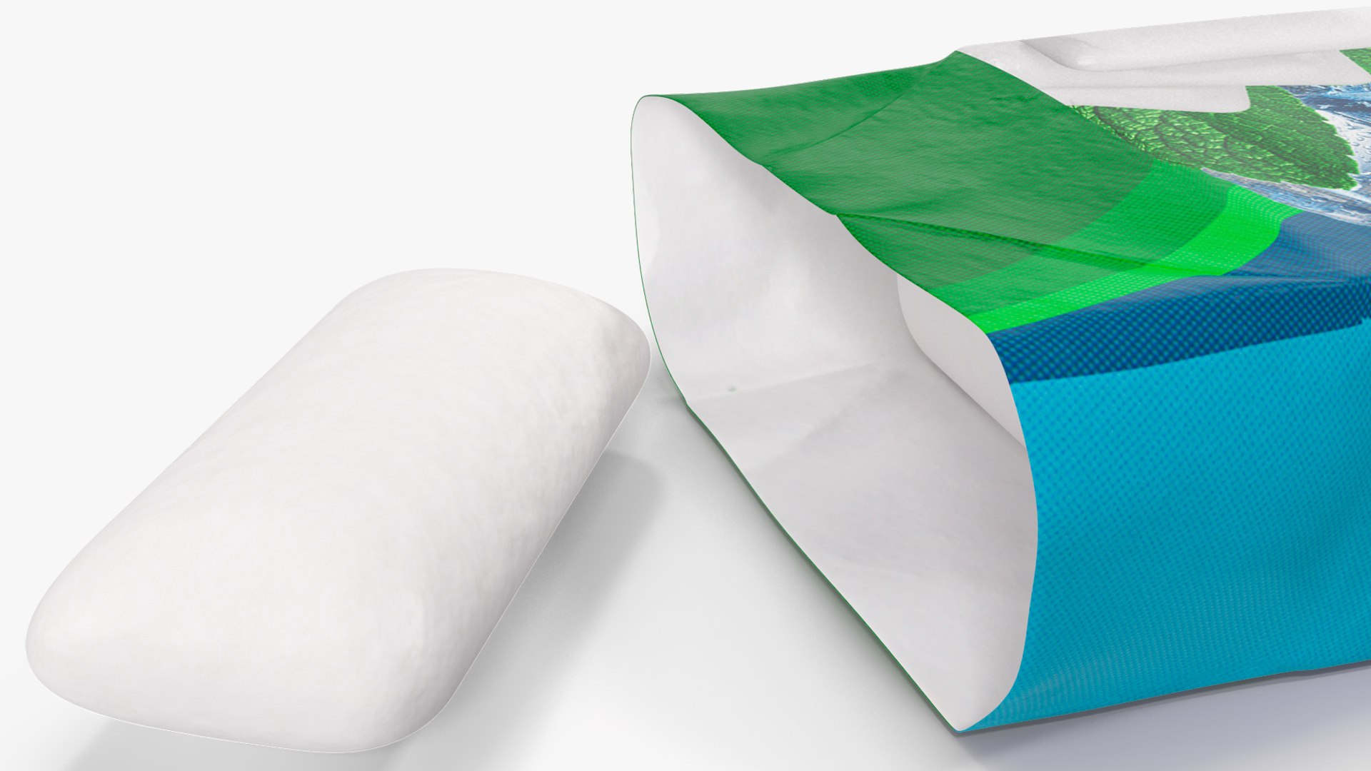 Chewing Gum Pack Open with Pad 3D model - TurboSquid 2044715