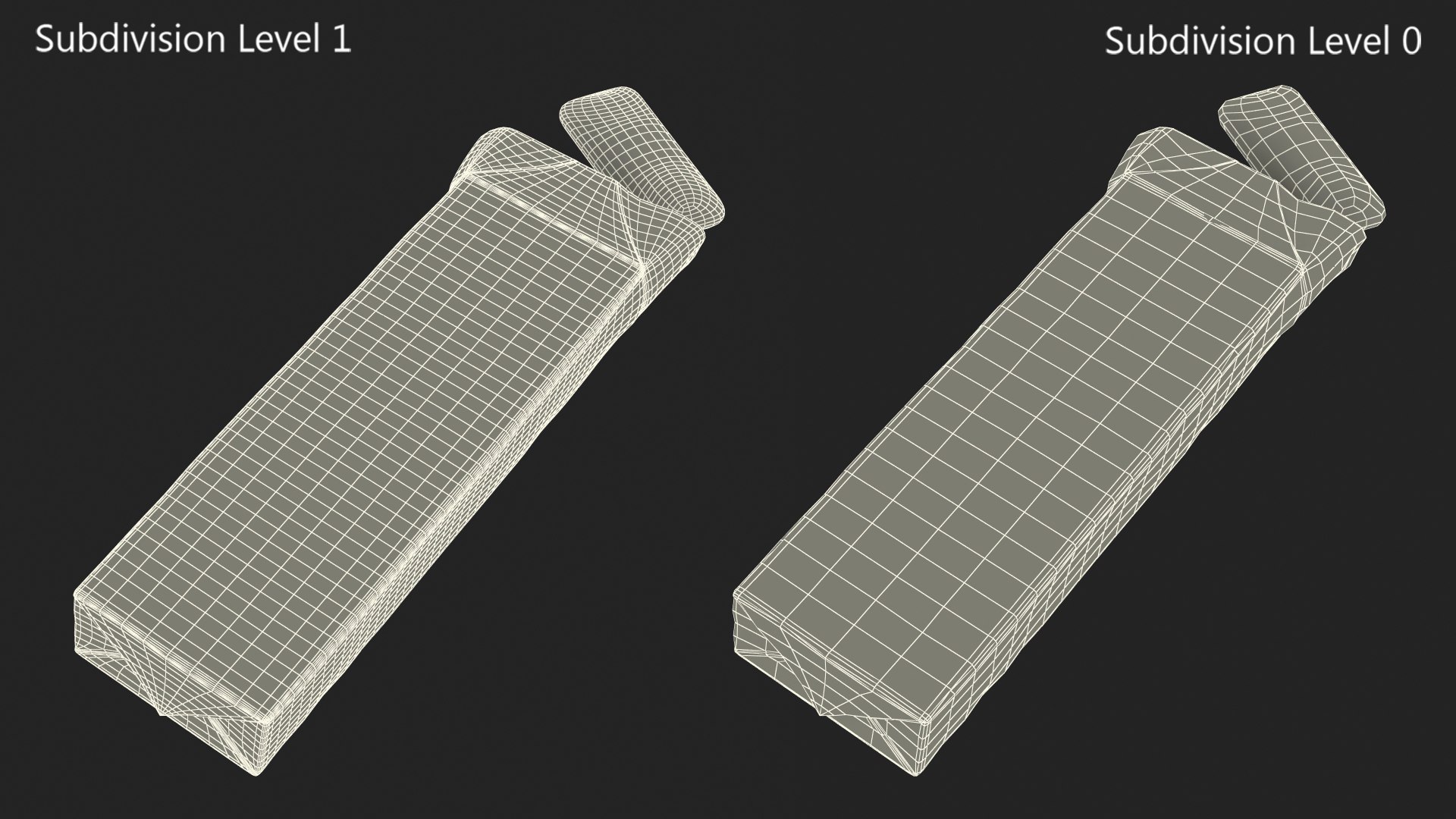 Chewing Gum Pack Open with Pad 3D model - TurboSquid 2044715