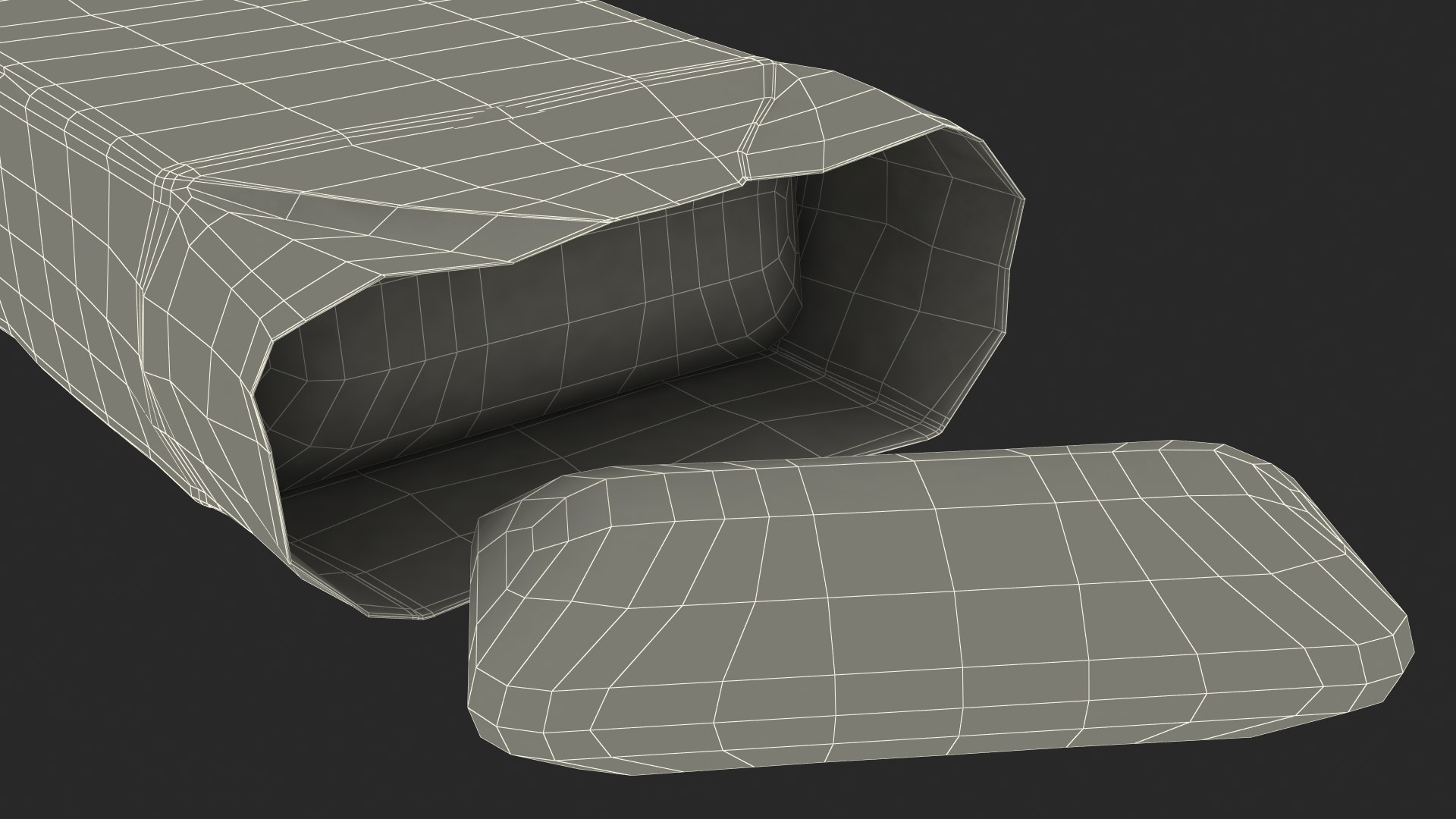 Chewing Gum Pack Open with Pad 3D model - TurboSquid 2044715