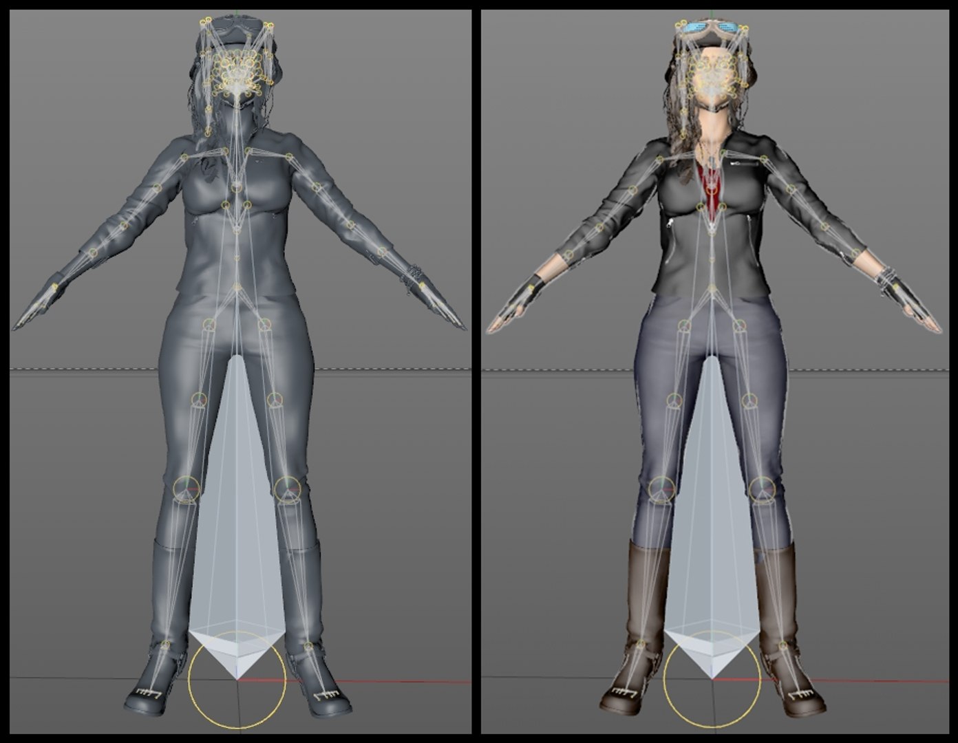 3D Model Biker Rider Girl - TurboSquid 2184511
