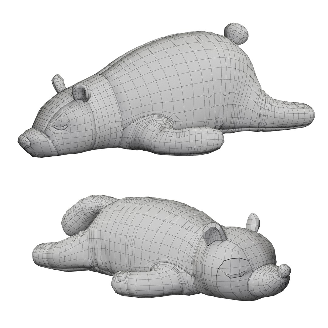 3D Pillows Hugging Toys Set - TurboSquid 2274320