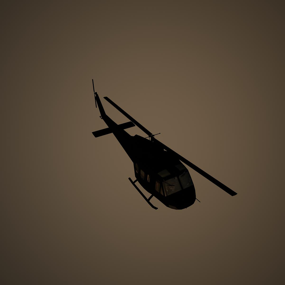 3d Bell Aac Helicopter Model