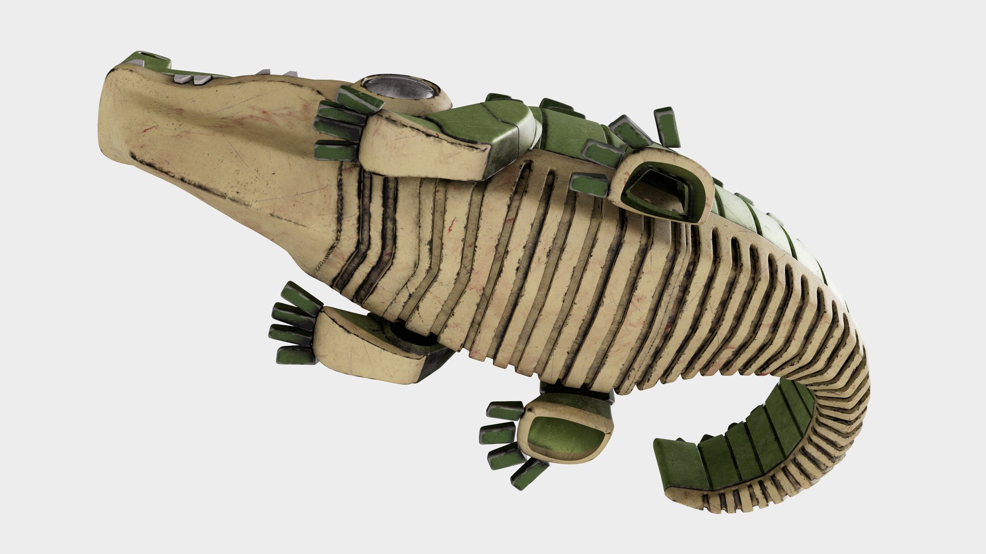 3D Model Robot Crocodile - TurboSquid 2382181
