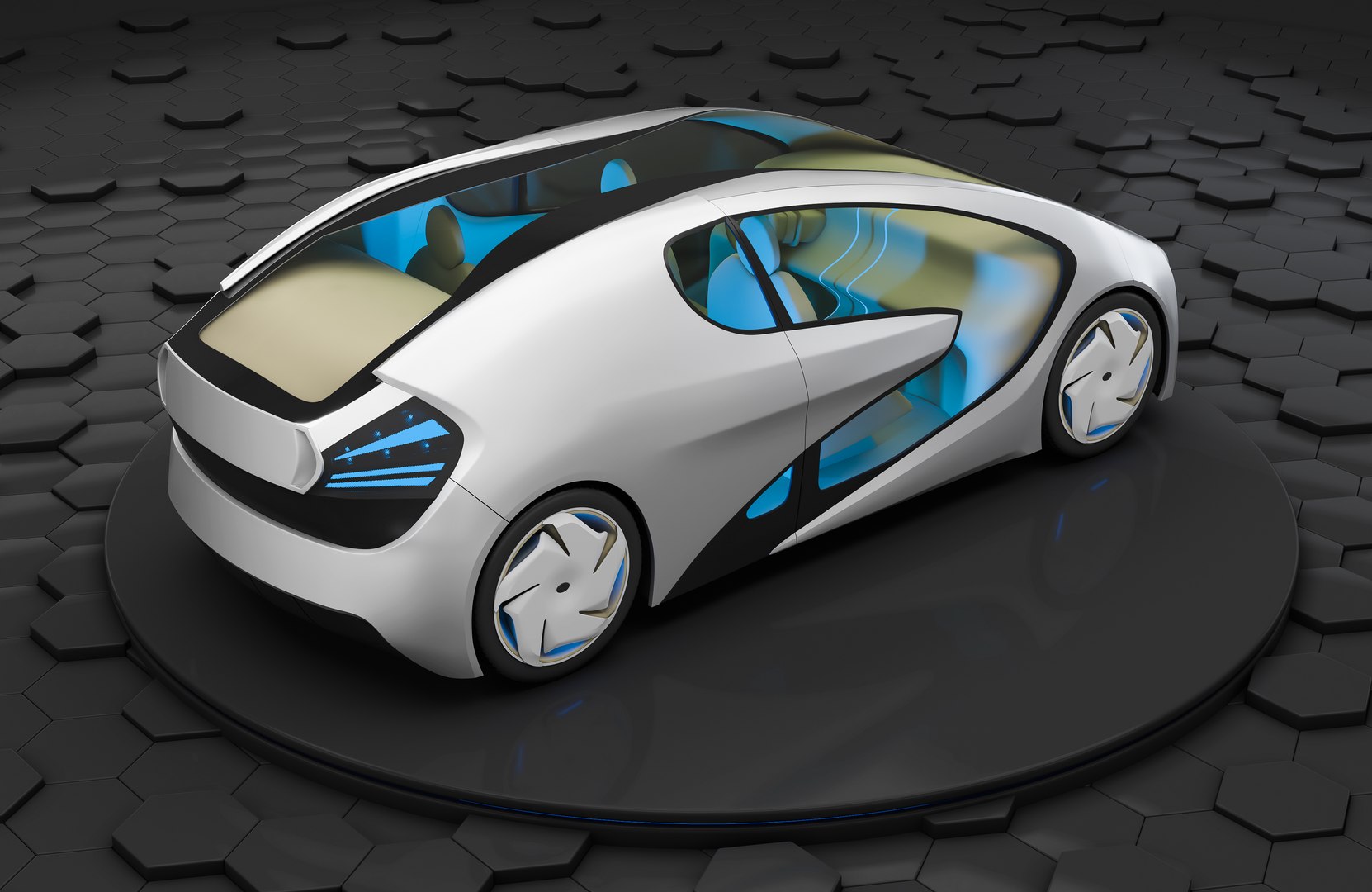 3D Model Futuristic Car - TurboSquid 1598703