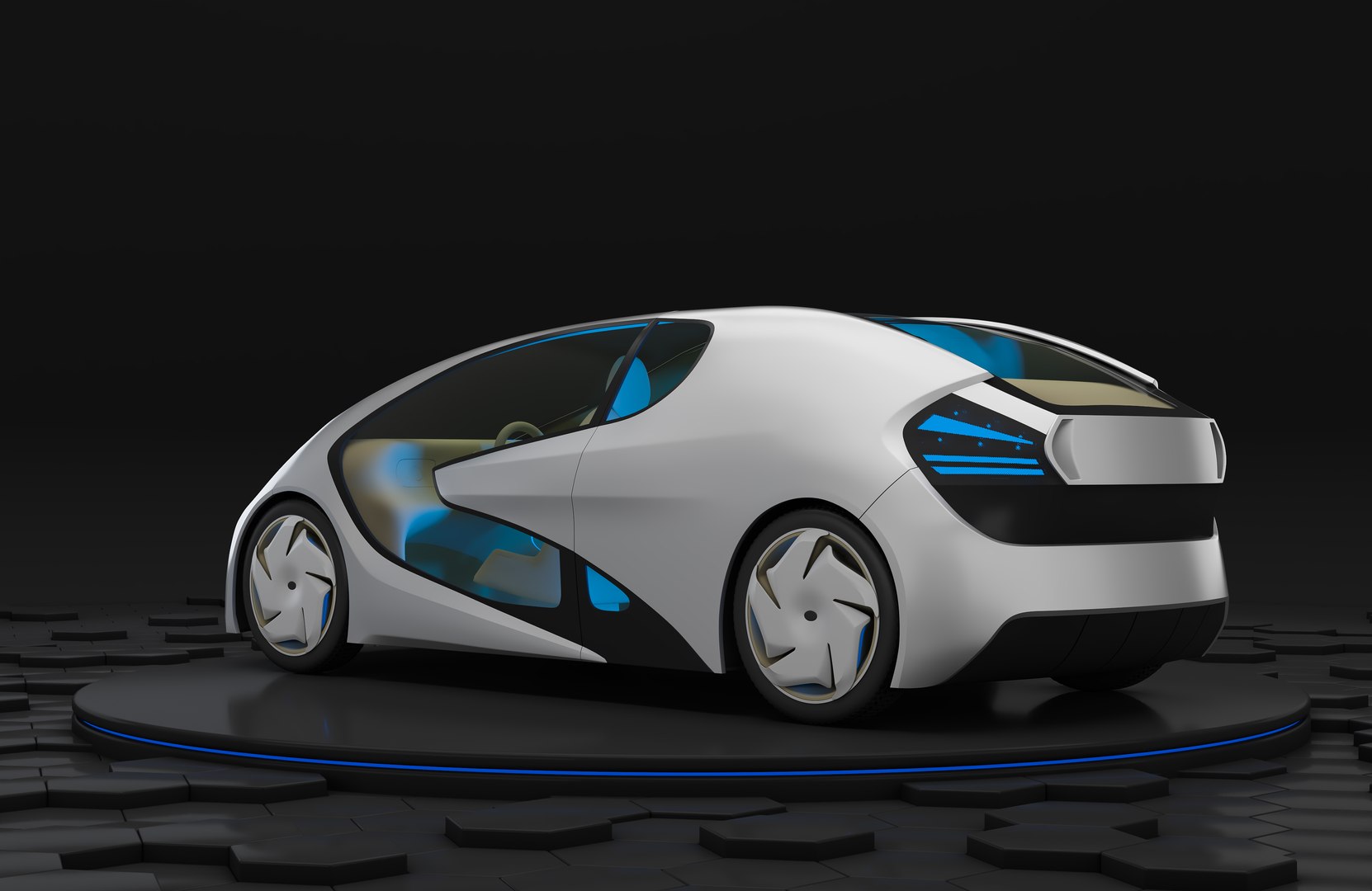 3D Model Futuristic Car - TurboSquid 1598703