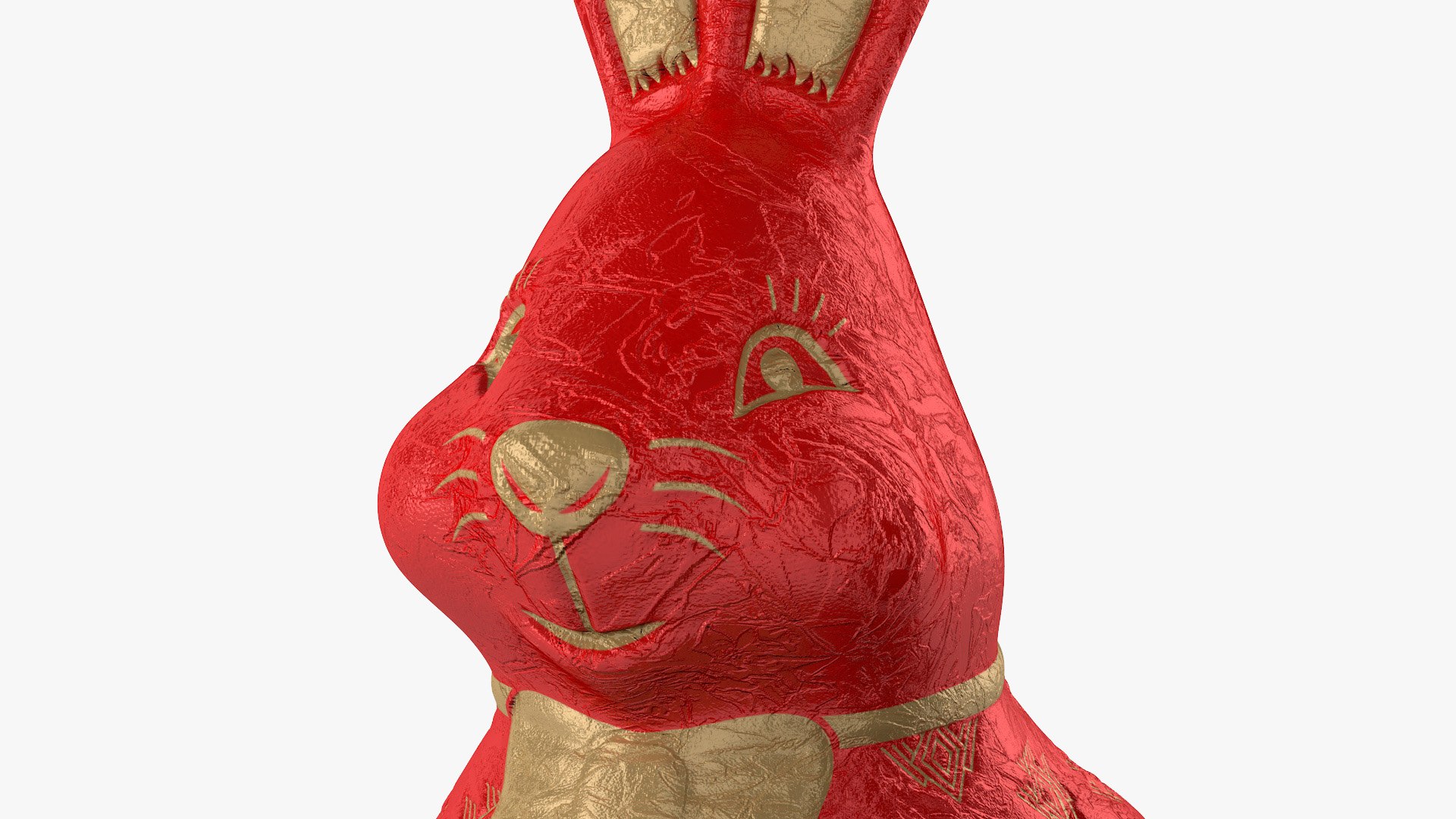 3D Chocolate Foil Rabbit - TurboSquid 2000799