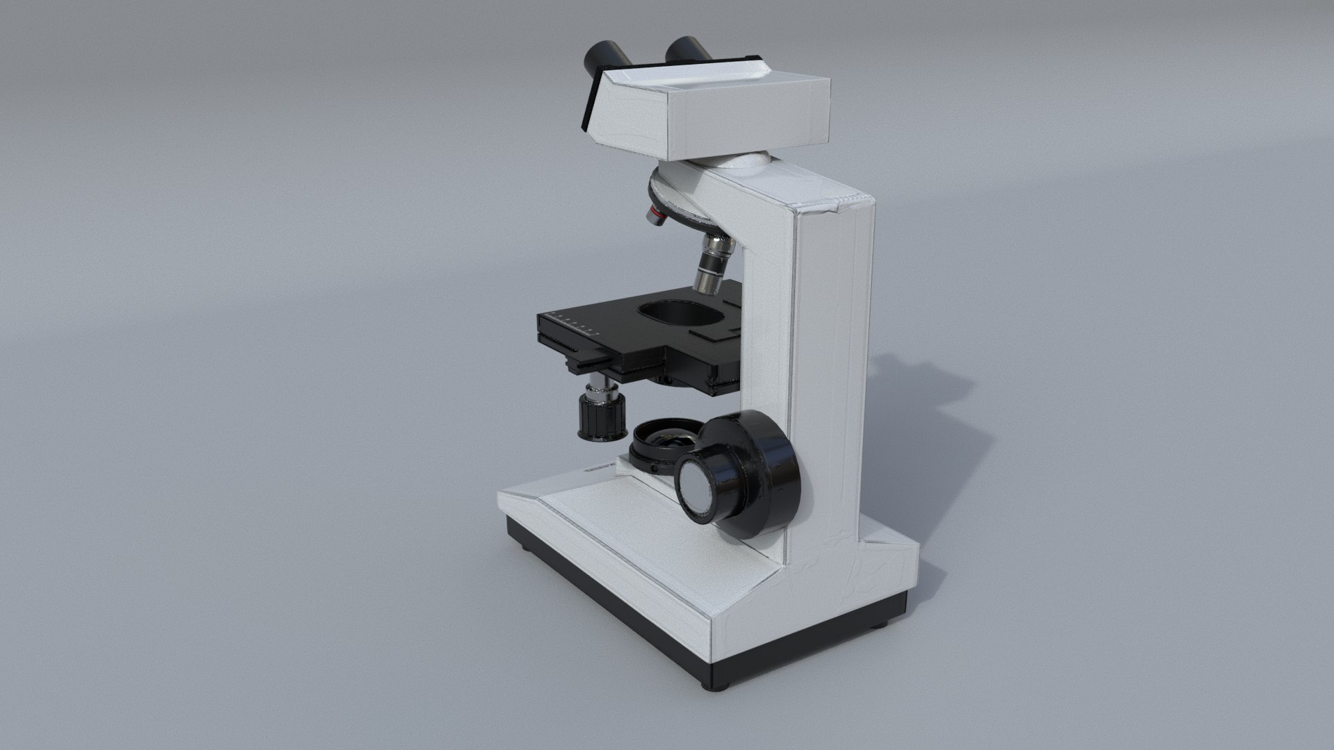 3D lab microscope - TurboSquid 1374851