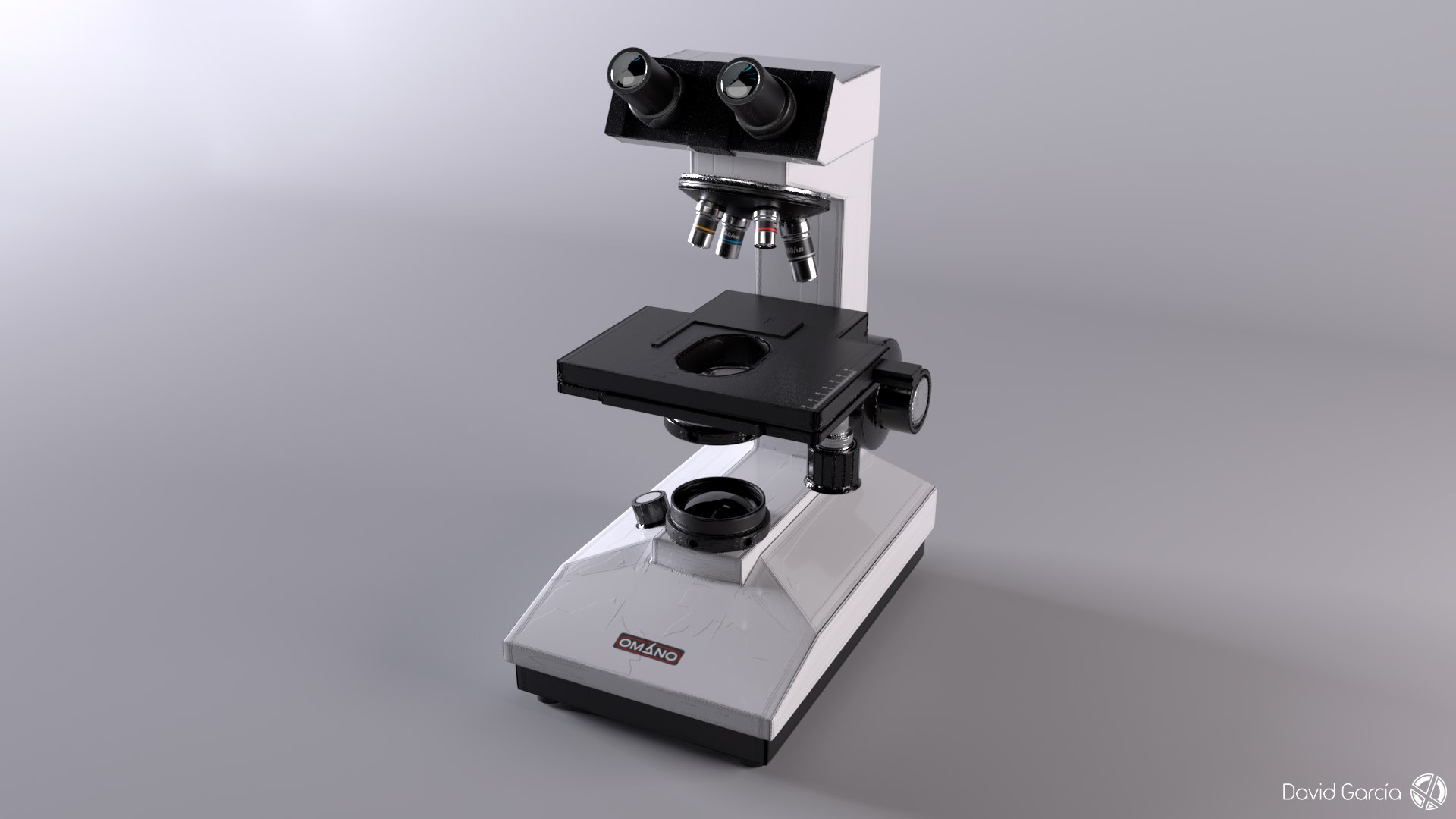 3D lab microscope - TurboSquid 1374851