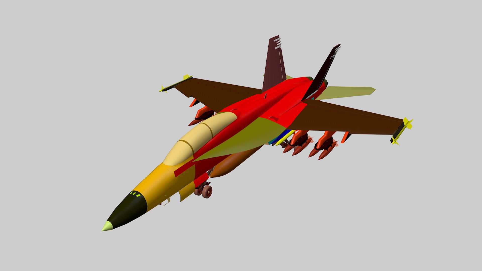 3D F-18F AIRCRAFT Model - TurboSquid 2085504