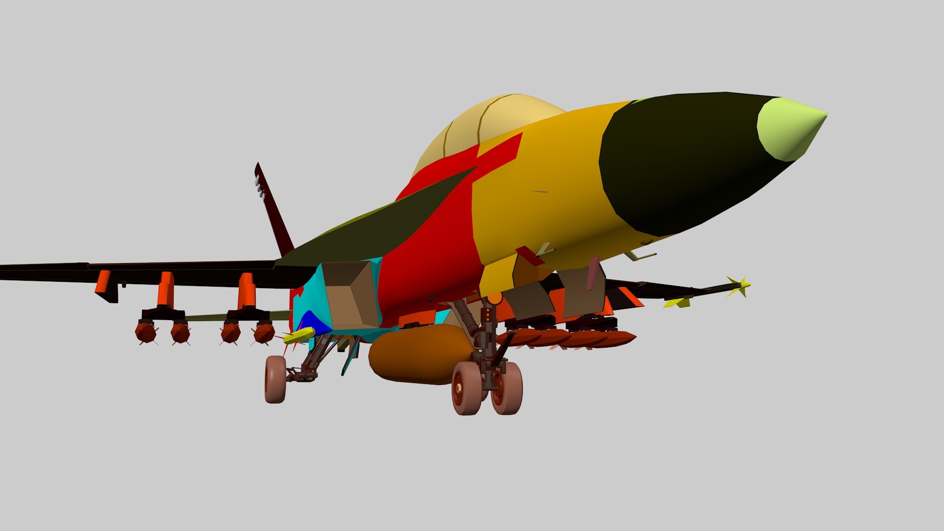 3D F-18F AIRCRAFT Model - TurboSquid 2085504
