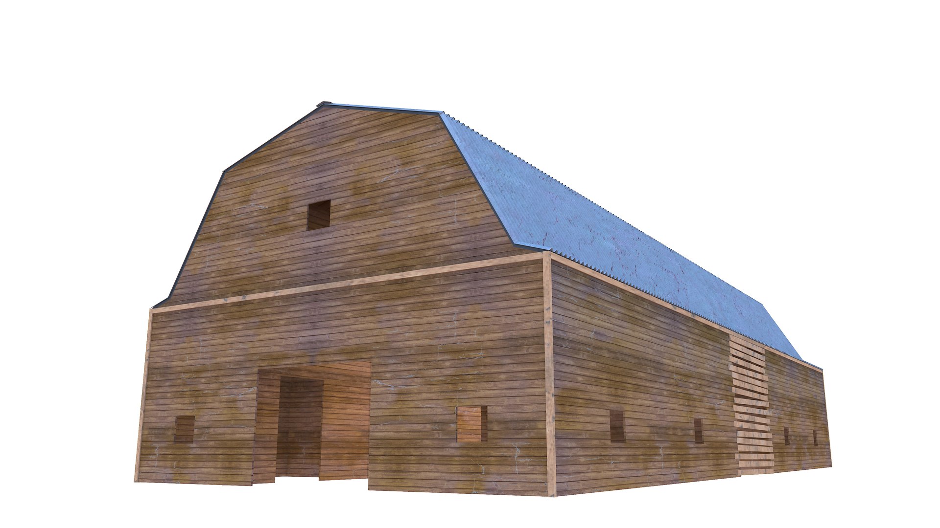 Old barn 3D model - TurboSquid 1591883