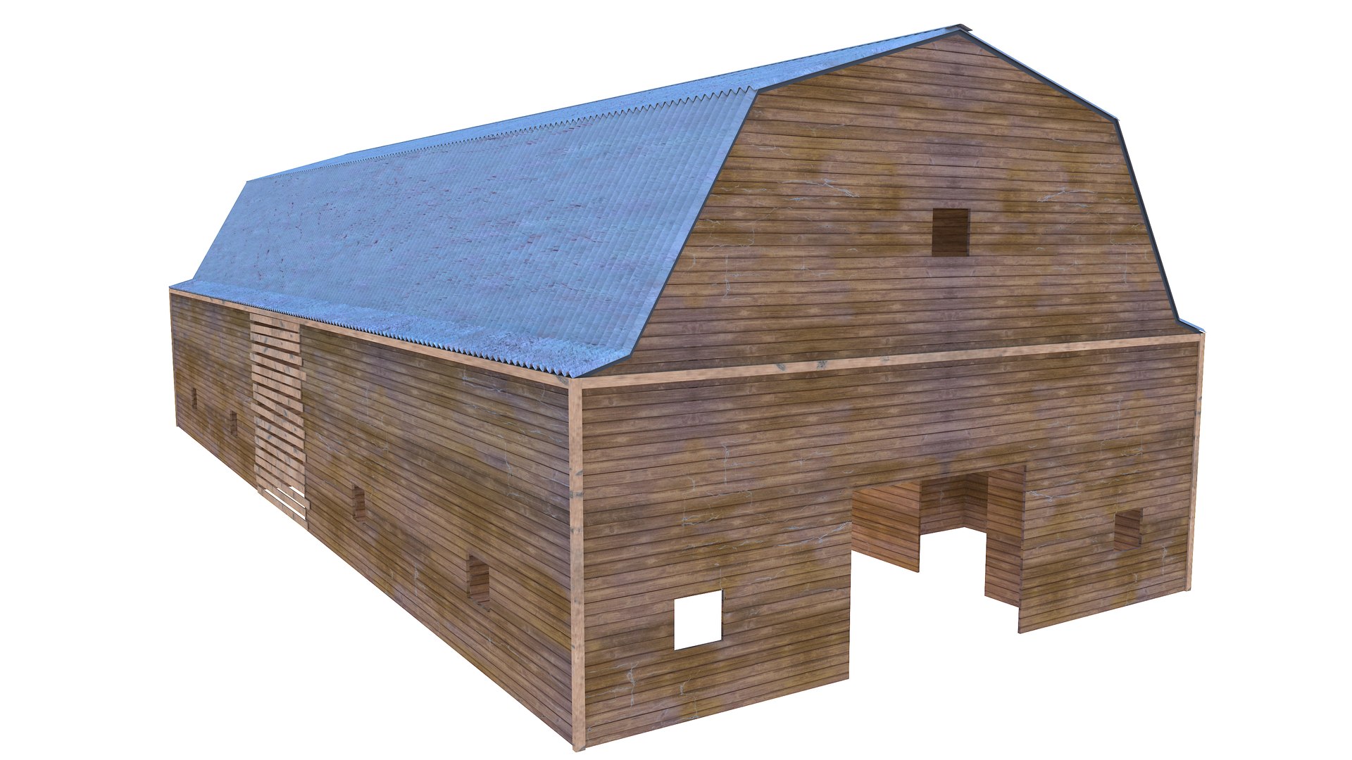 Old barn 3D model - TurboSquid 1591883