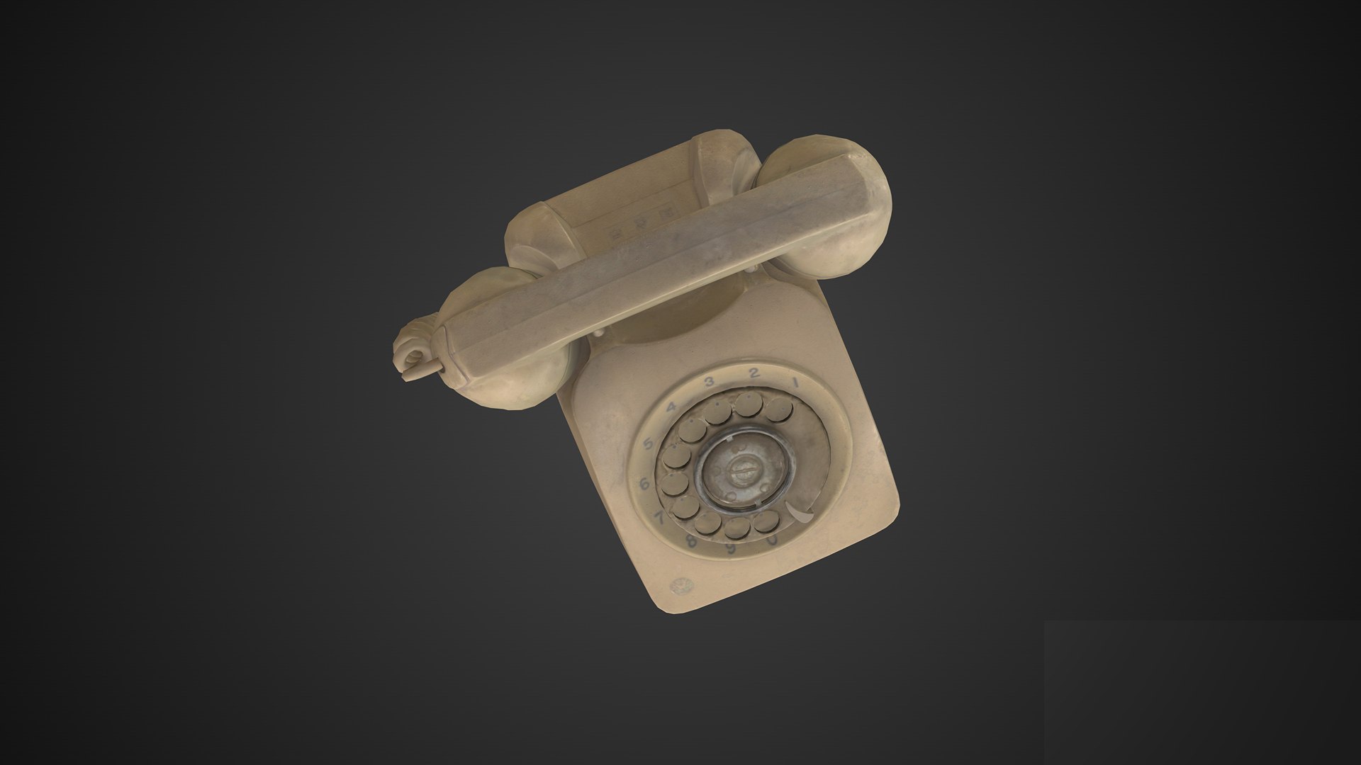 3D Game Ready Dial Phone - TurboSquid 2048896