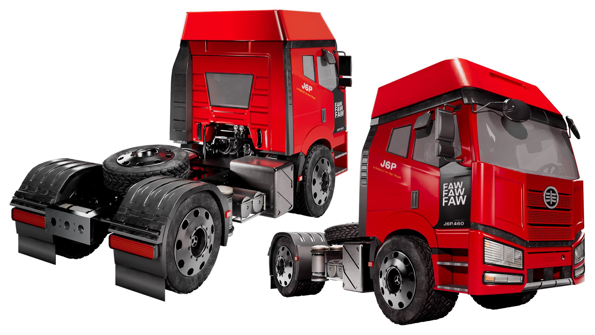 modelo 3d Camión FAW J6P - TurboSquid 2467564