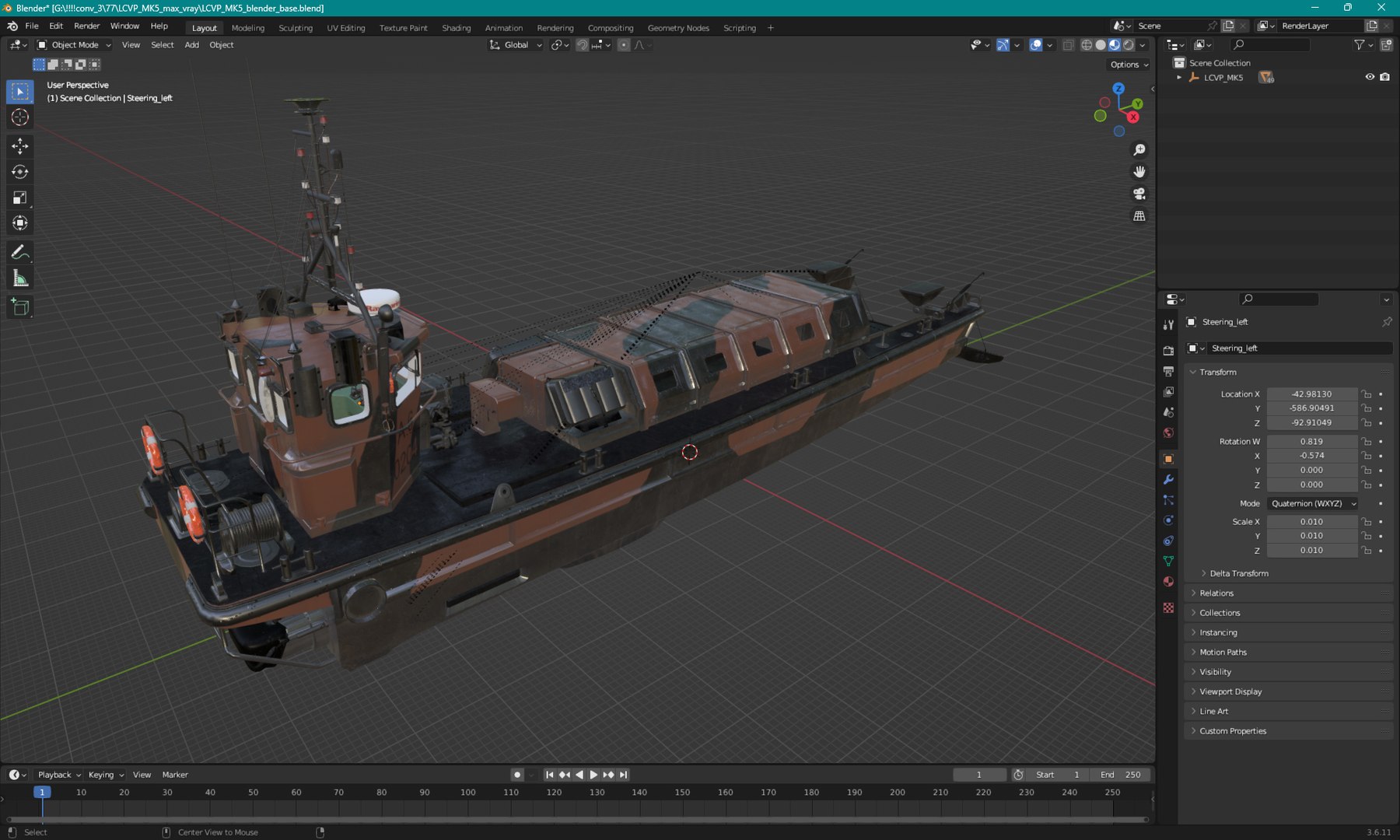 LCVP MK5 3D Model - TurboSquid 2326274