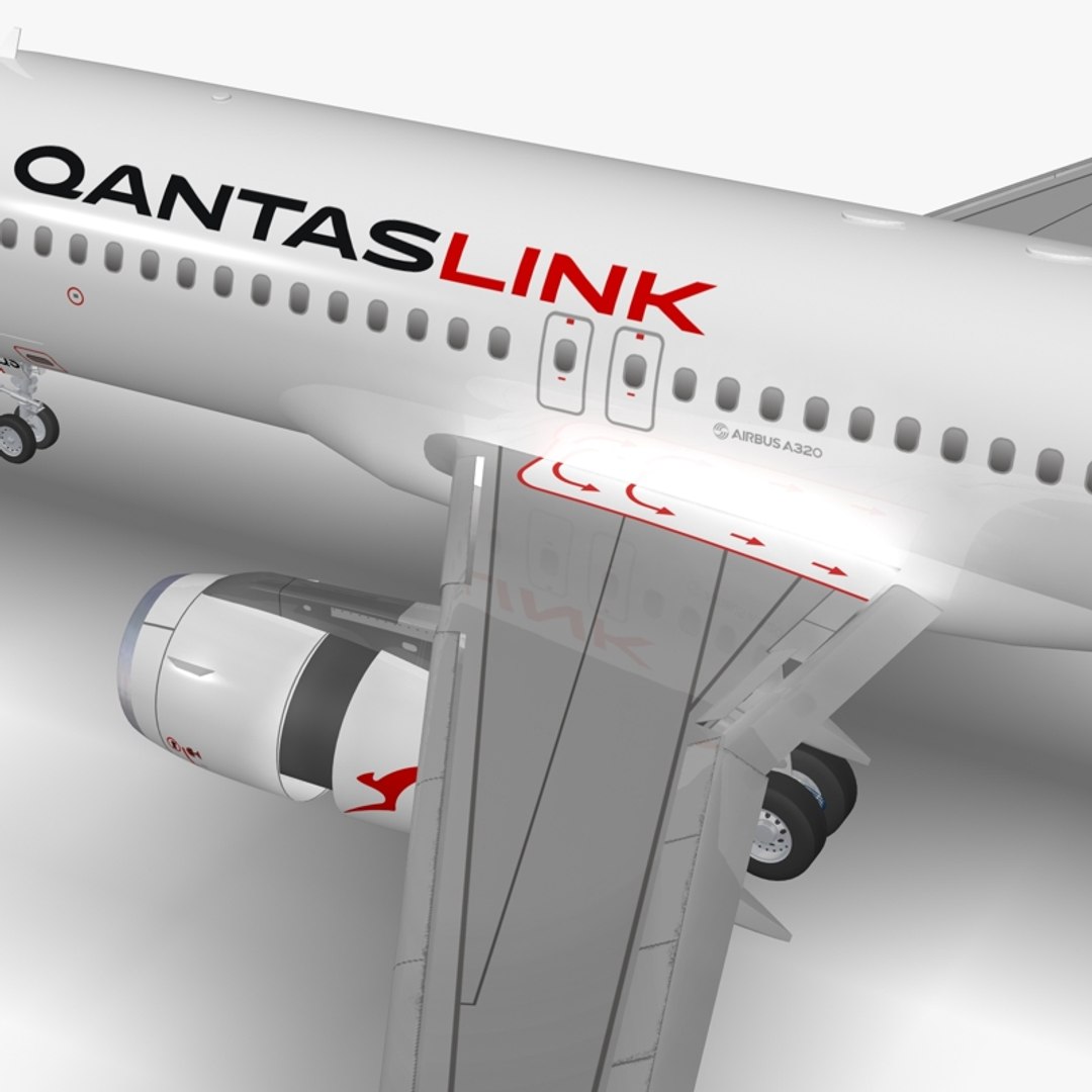 Airbus Qantaslink Airplanes Planes 3D - TurboSquid 1248305
