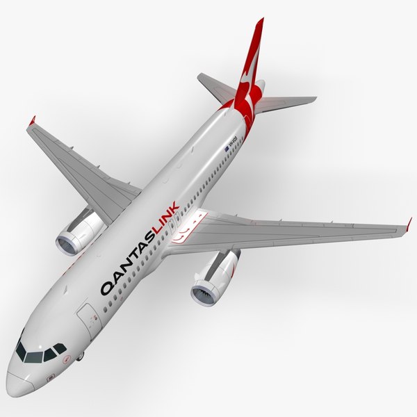 Airbus qantaslink airplanes planes 3D - TurboSquid 1248305