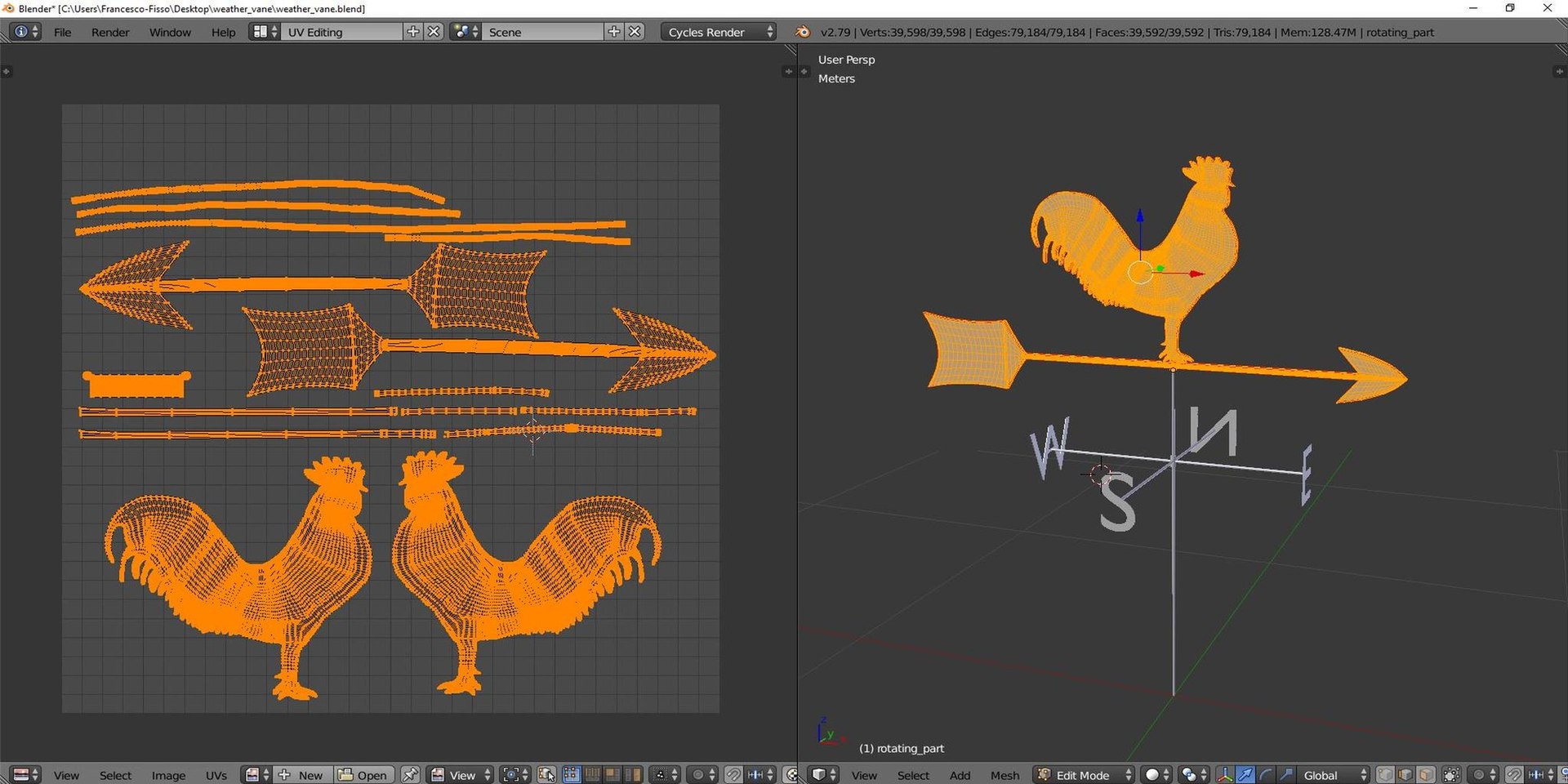 3D Weather Vane - TurboSquid 1377204
