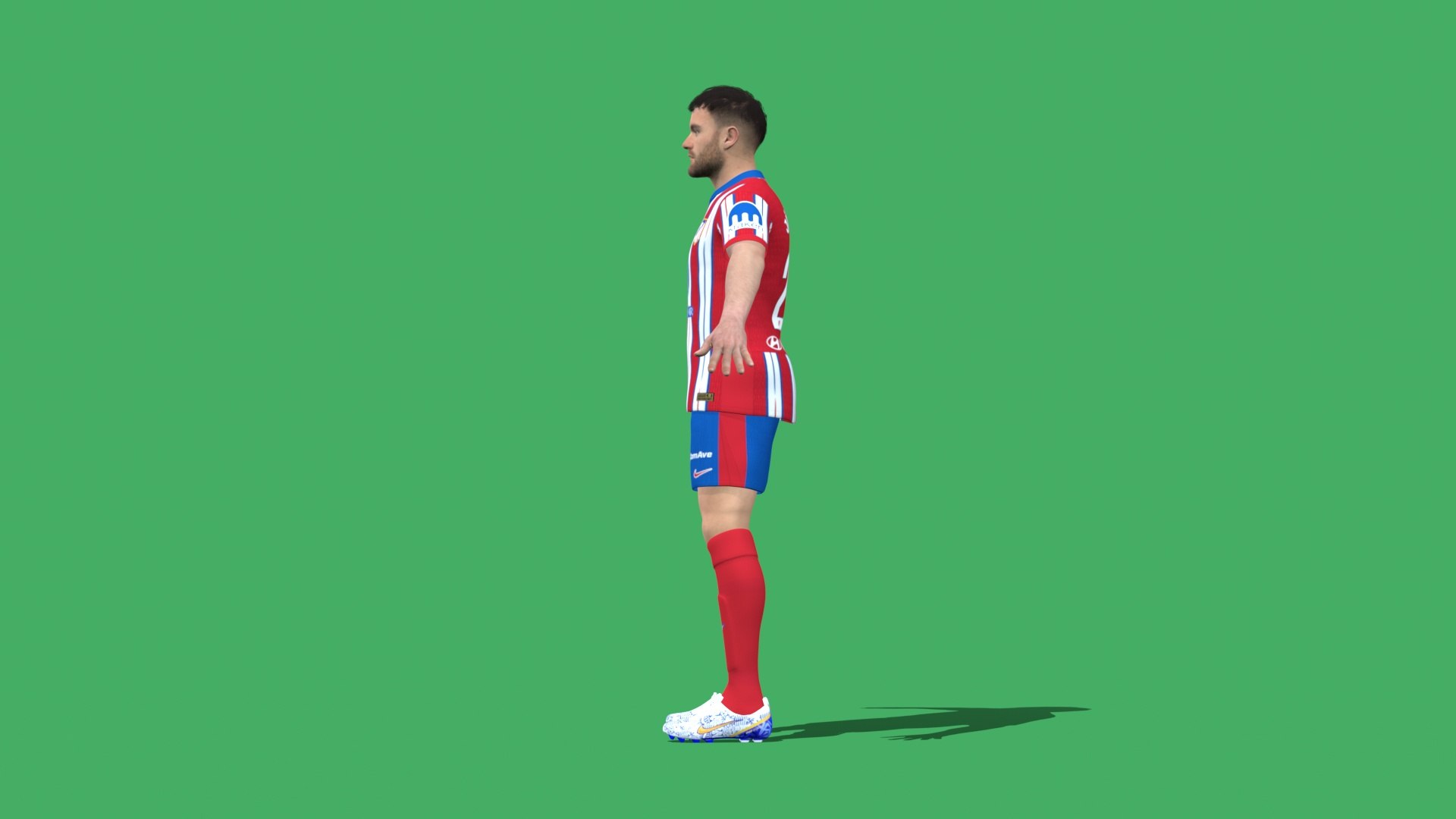 3D Model 3D Rigged Javi Galan Atletico Madrid 2025 - TurboSquid 2380210