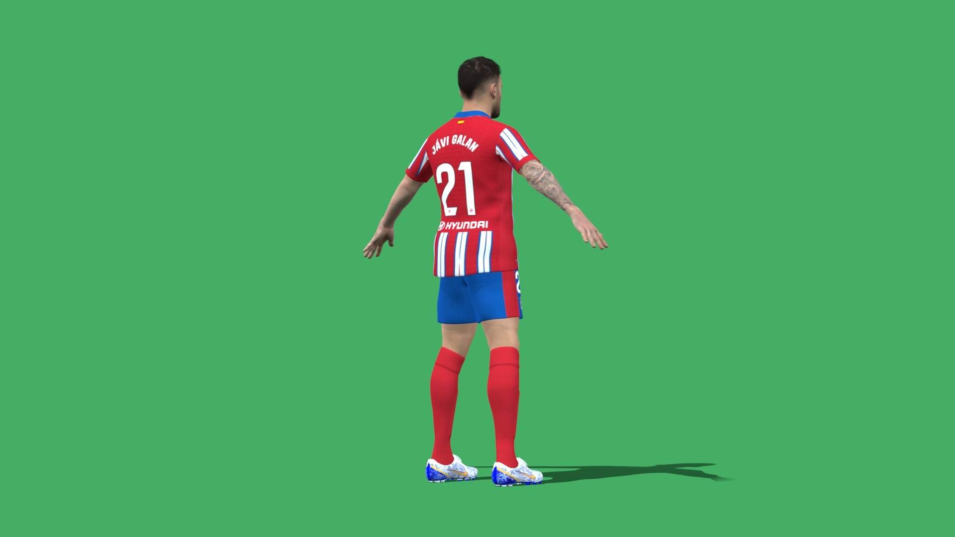 3D Model 3D Rigged Javi Galan Atletico Madrid 2025 - TurboSquid 2380210
